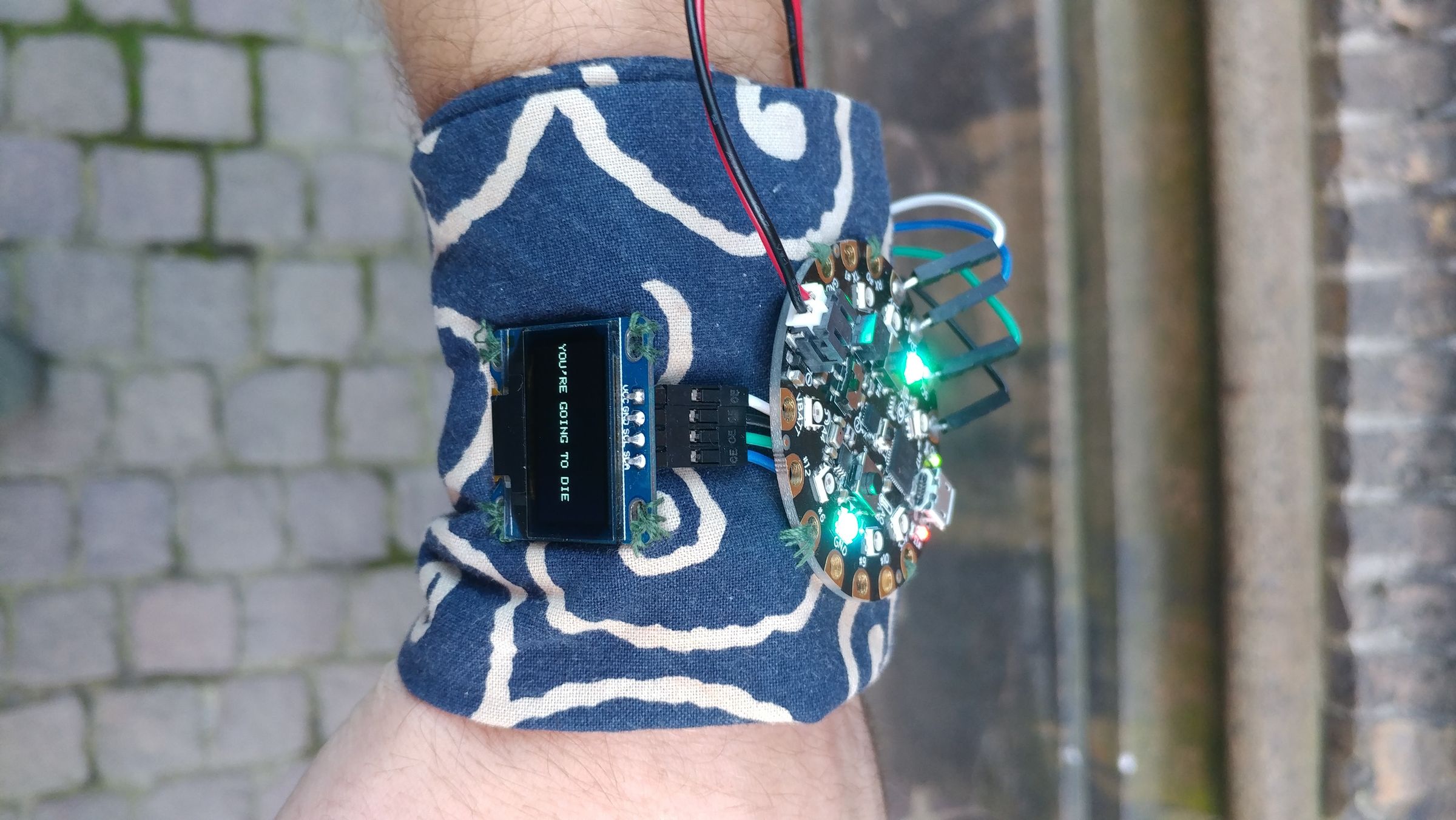 Deathwatch -- Wearable Life Expectancy Timer Using Adafruit Circuit ...
