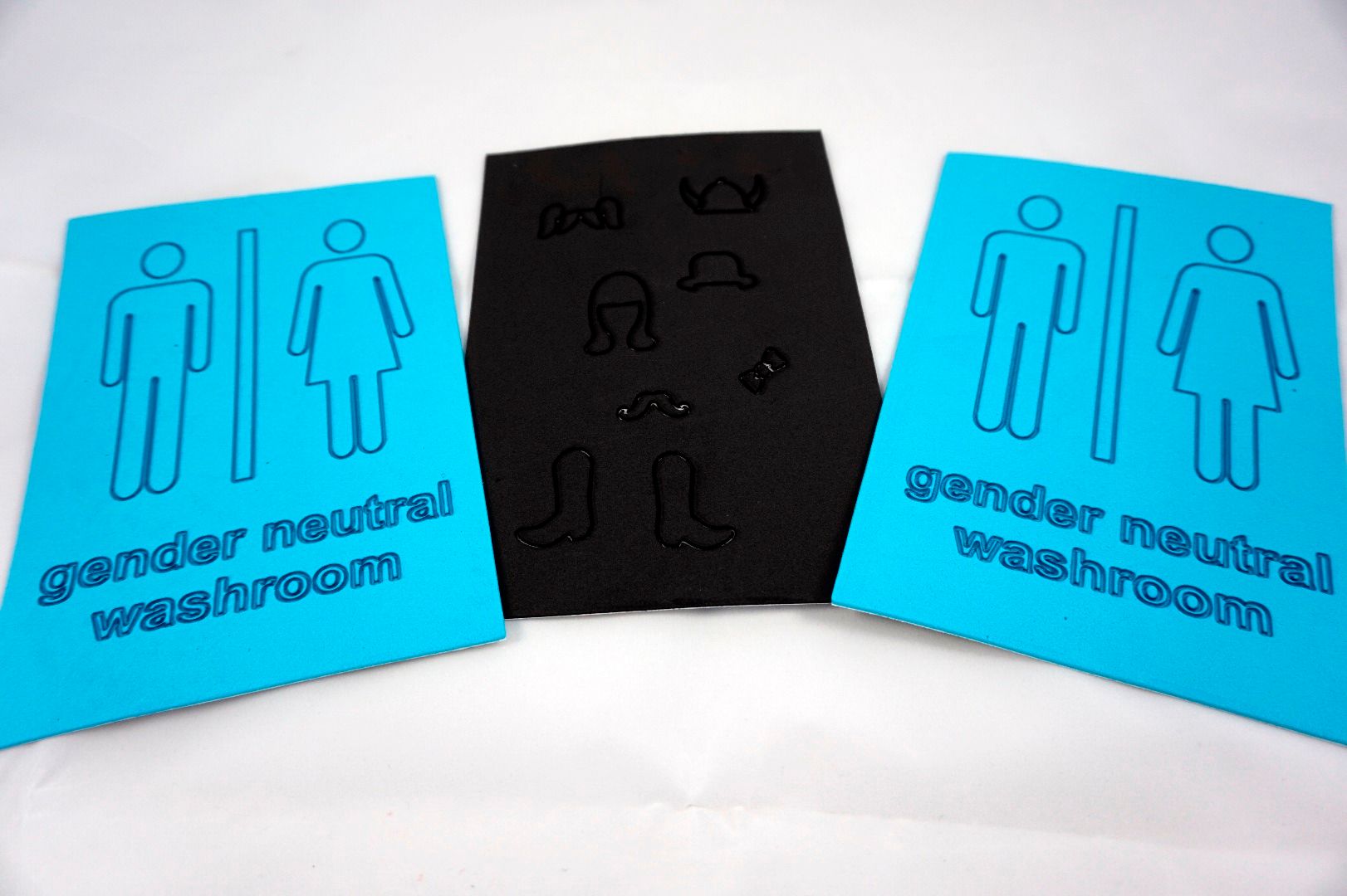 Gender Neutral Washroom Sign : 4 Steps (with Pictures) - Instructables