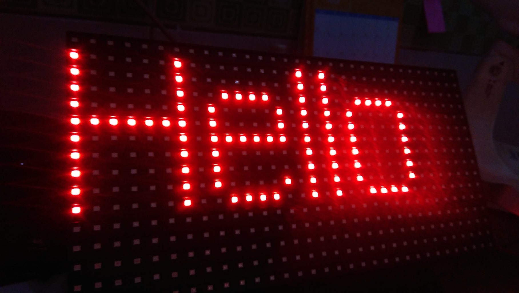 P10 Led Dmd Using Arduino Nano V 3 4 Steps Instructables
