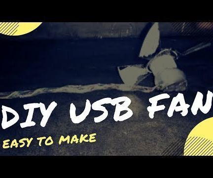 How to Make the Simplest USB Fan - DIY Projects : 3 Steps - Instructables