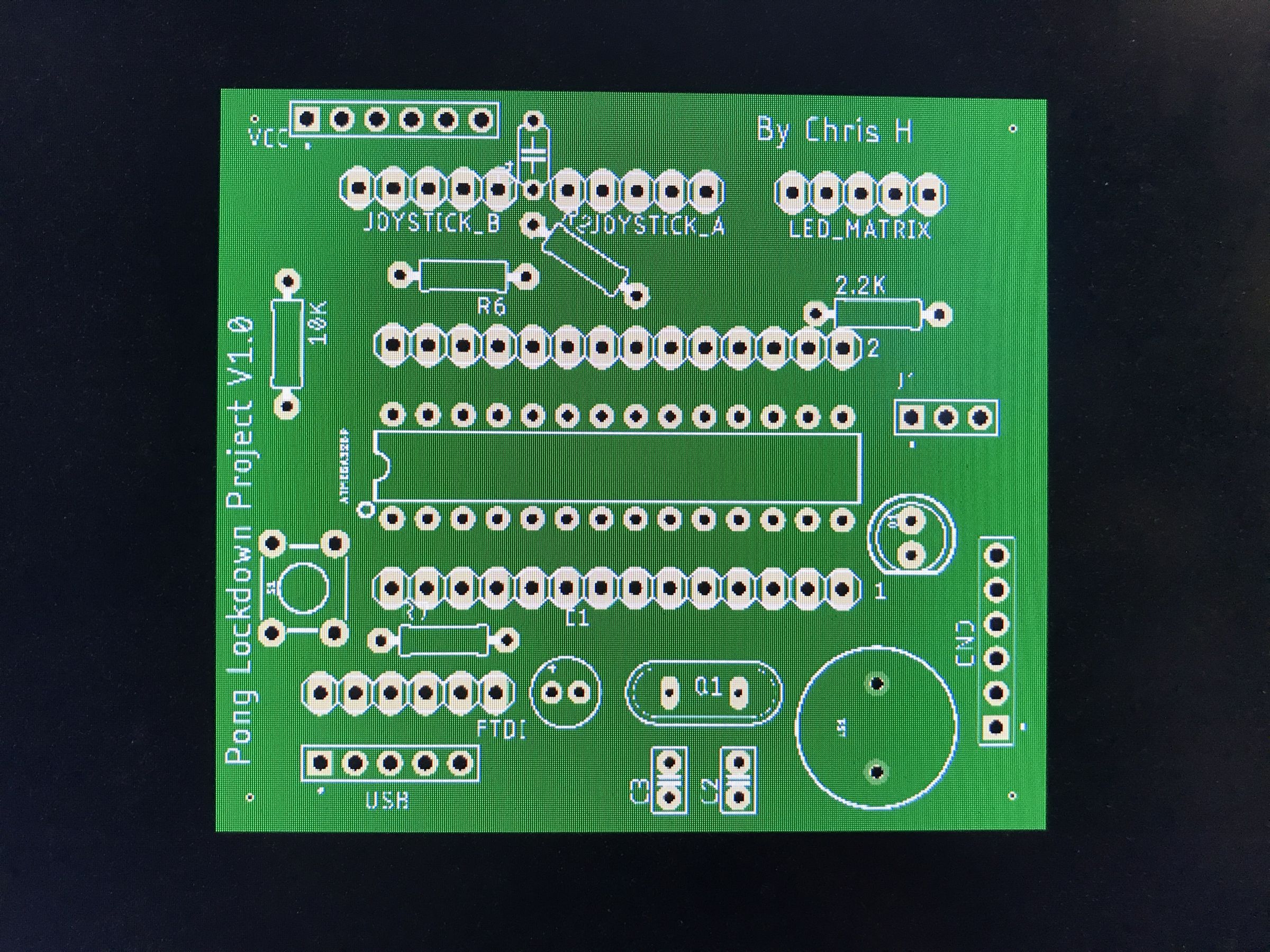 Arduino Pong Tennis PCB | Arduino, Autodesk Eagle and JLCPCB : 11 Steps ...