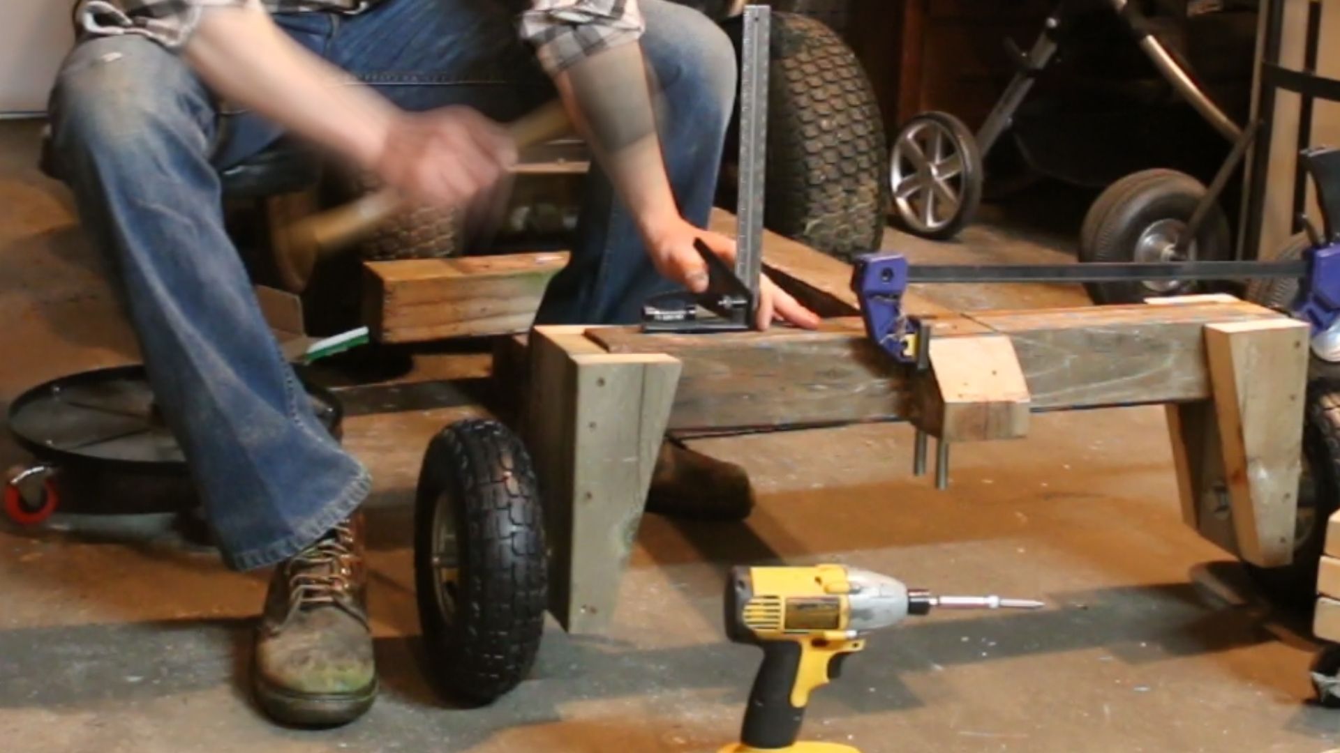 Deck Wood Dump Cart : 7 Steps (with Pictures) - Instructables