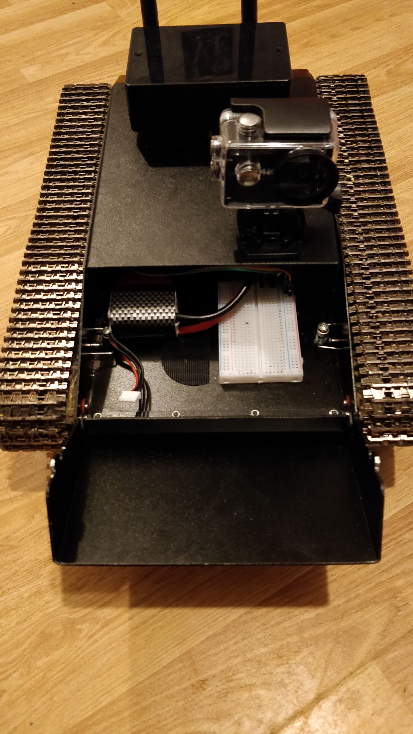 Rugged Remote Tracked Chassis Surveillance Bot : 7 Steps (with Pictures ...