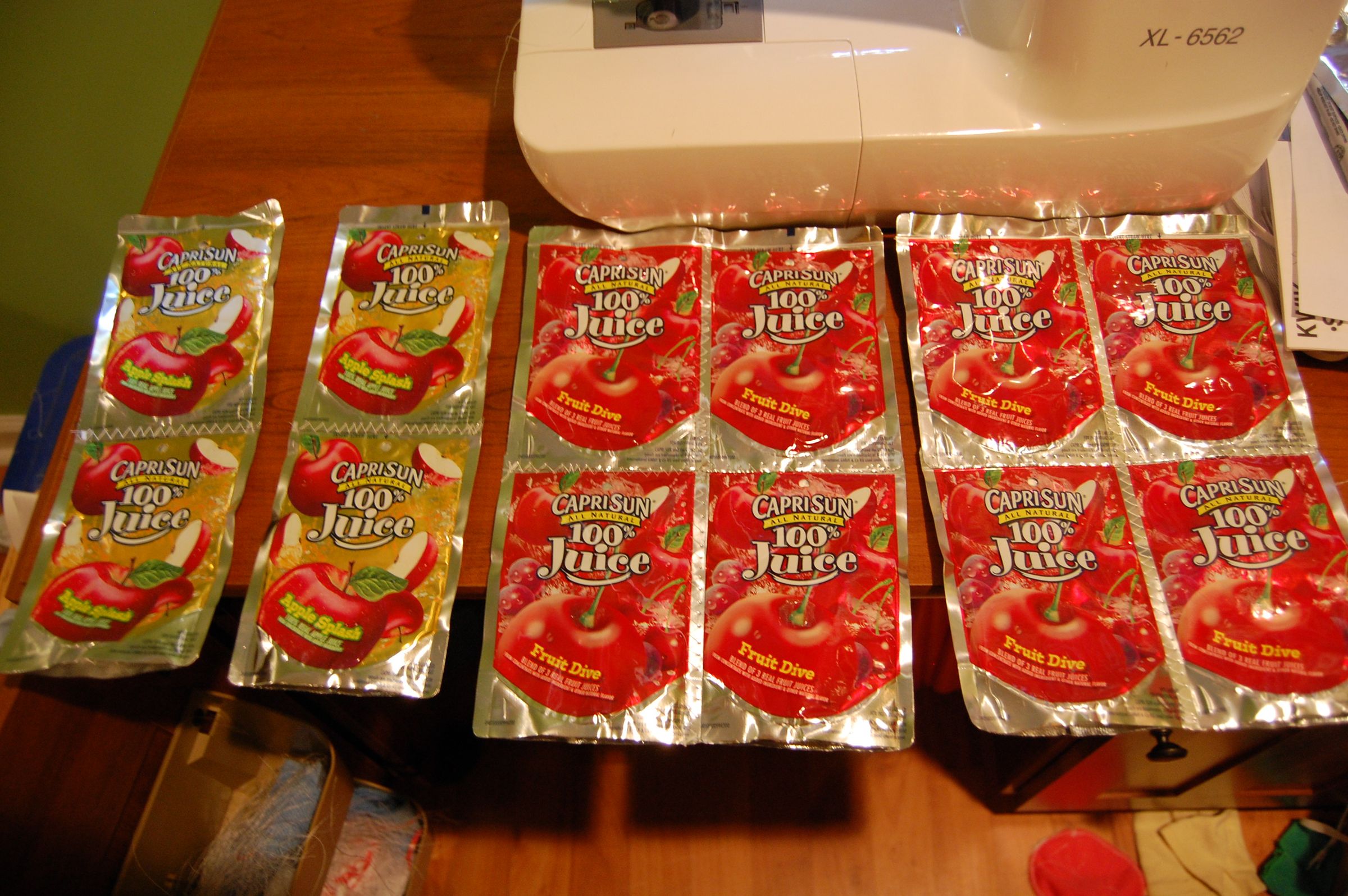 Recycled Juice Pouch Lunch Bag : 5 Steps (with Pictures) - Instructables