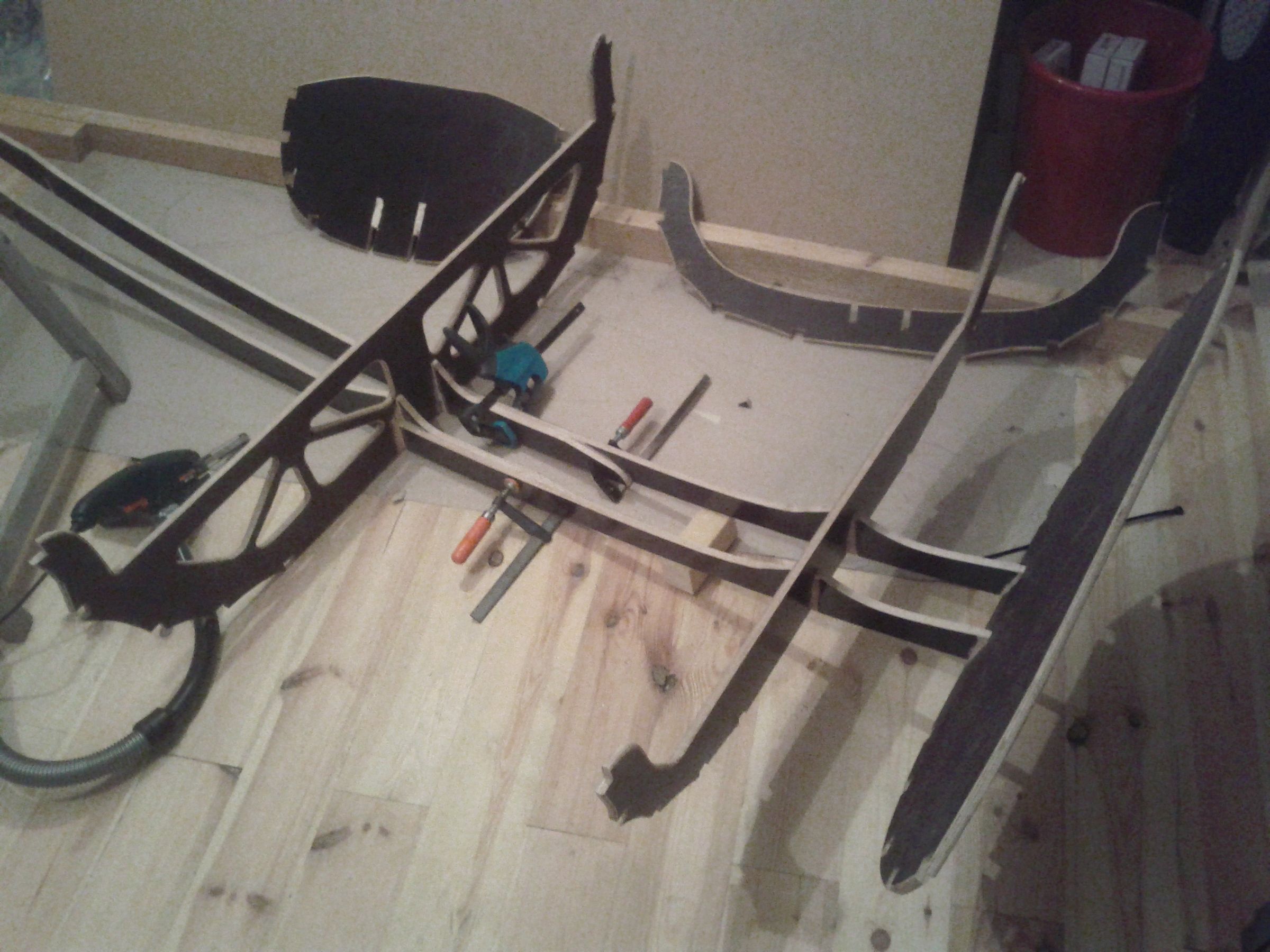 240cm Skin on Frame Sailing Pram With Mirage Drive : 7 Steps (with ...