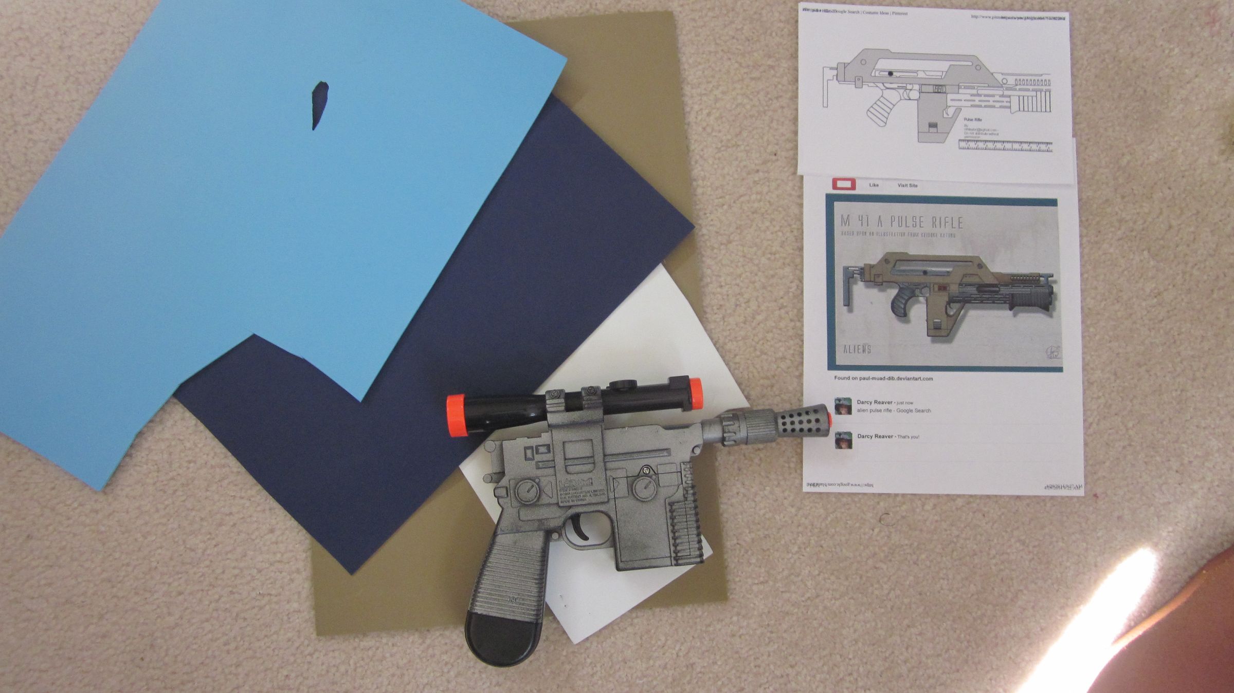 Aliens Ripley With Pulse Rifle - Instructables