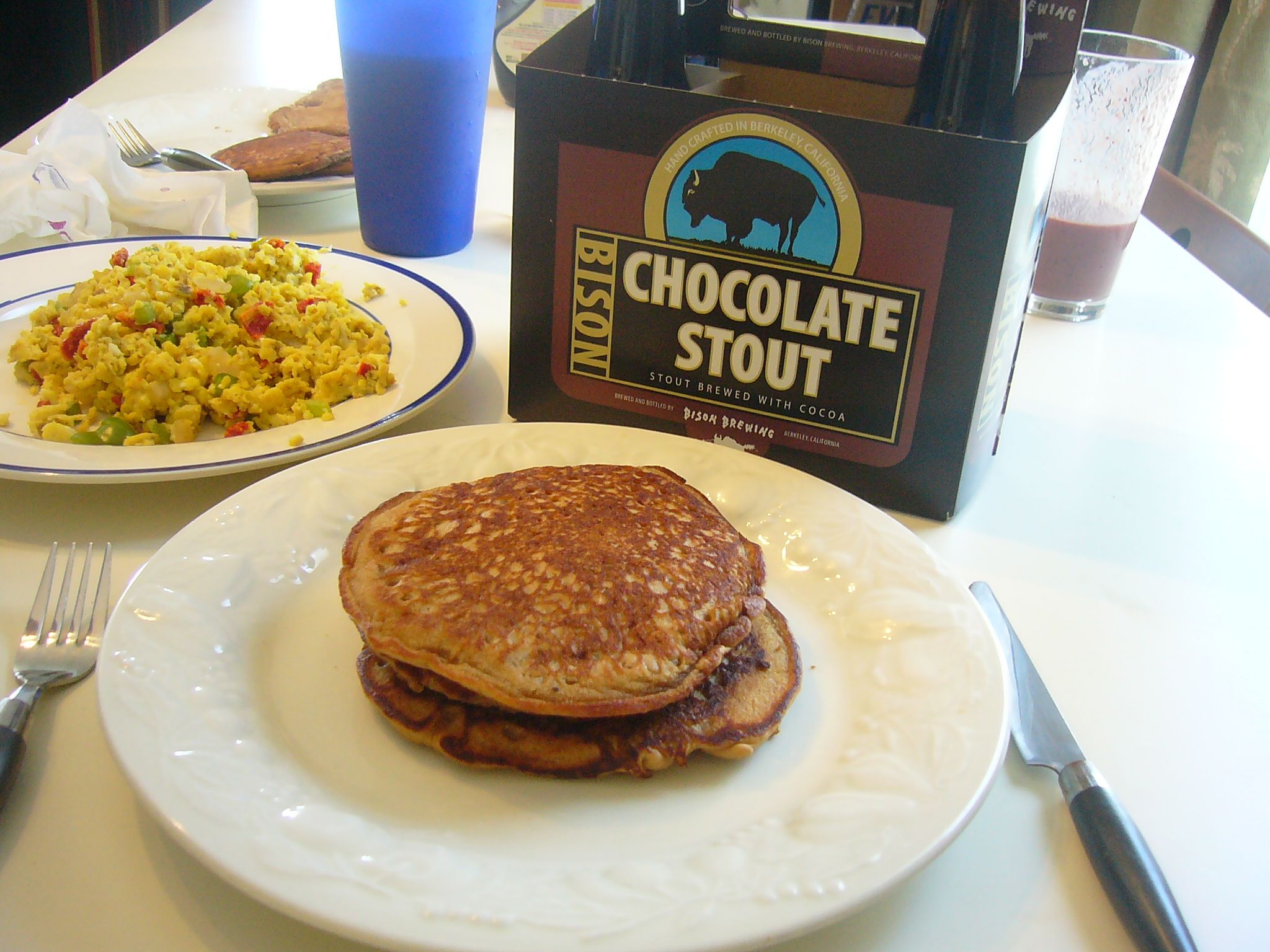 Bison Chocolate Stout Beer Pancakes : 4 Steps - Instructables