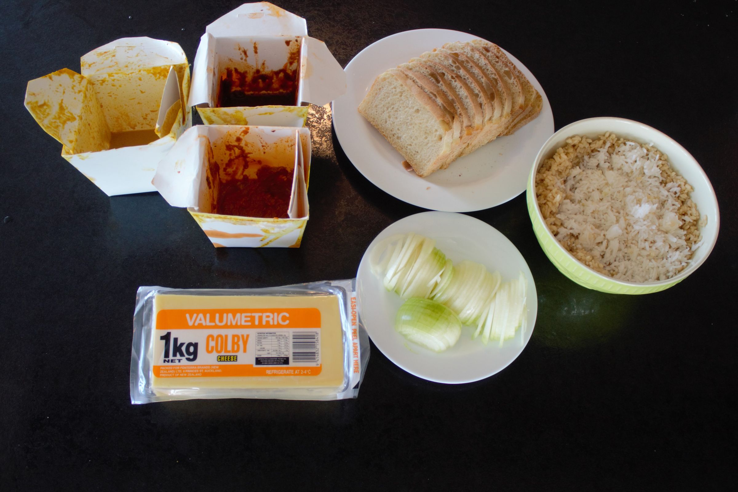 Delicious Grilled Toasties With Left-over Curry : 5 Steps (with ...