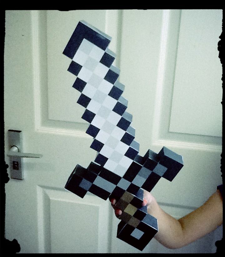 Create Your Own Minecraft Iron Sword - Instructables