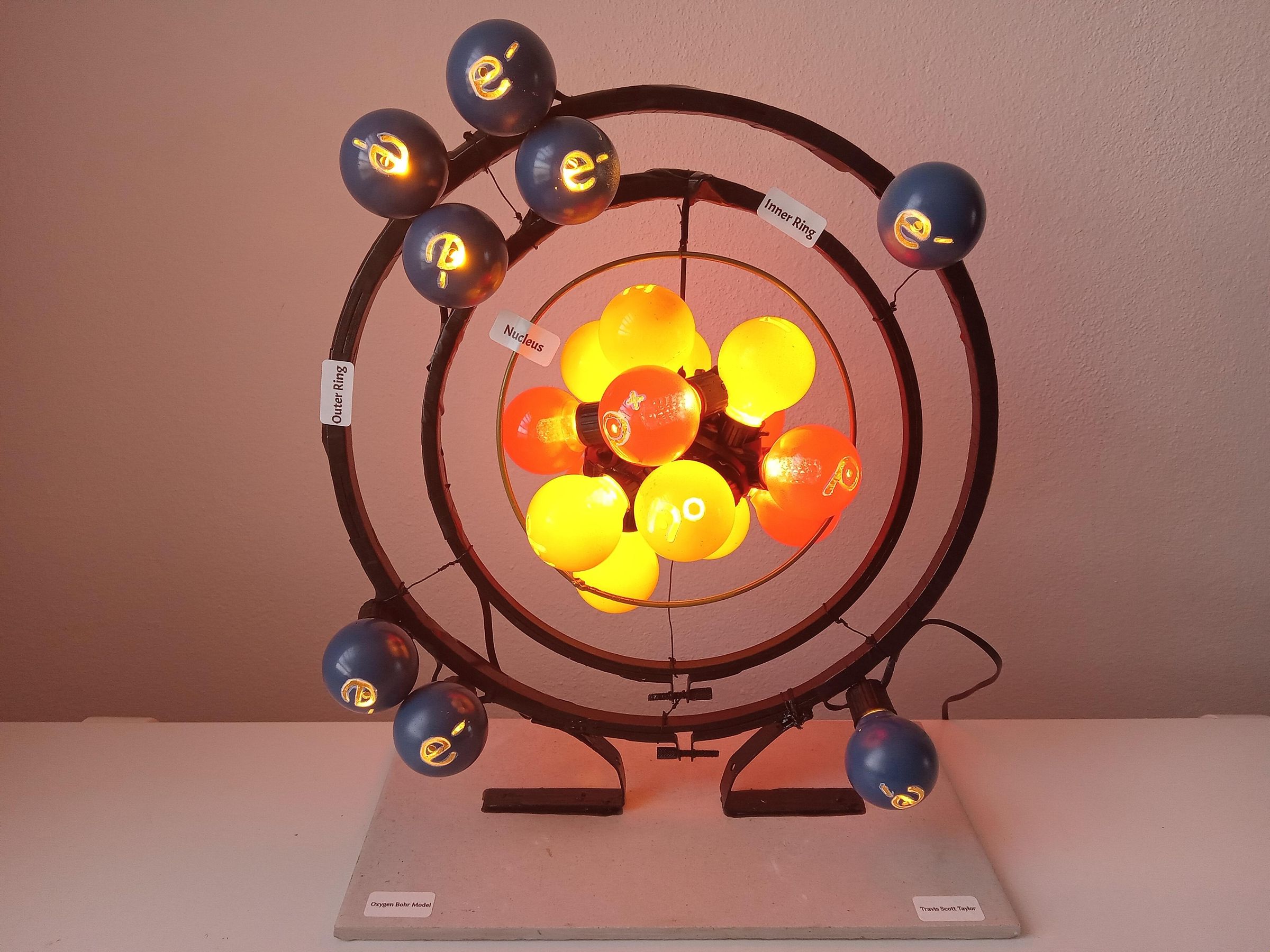 Lit Oxygen Bohr Model : 7 Steps (with Pictures) - Instructables