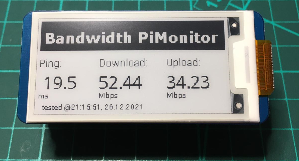 Bandwidth PiMonitor : 4 Steps (with Pictures) - Instructables