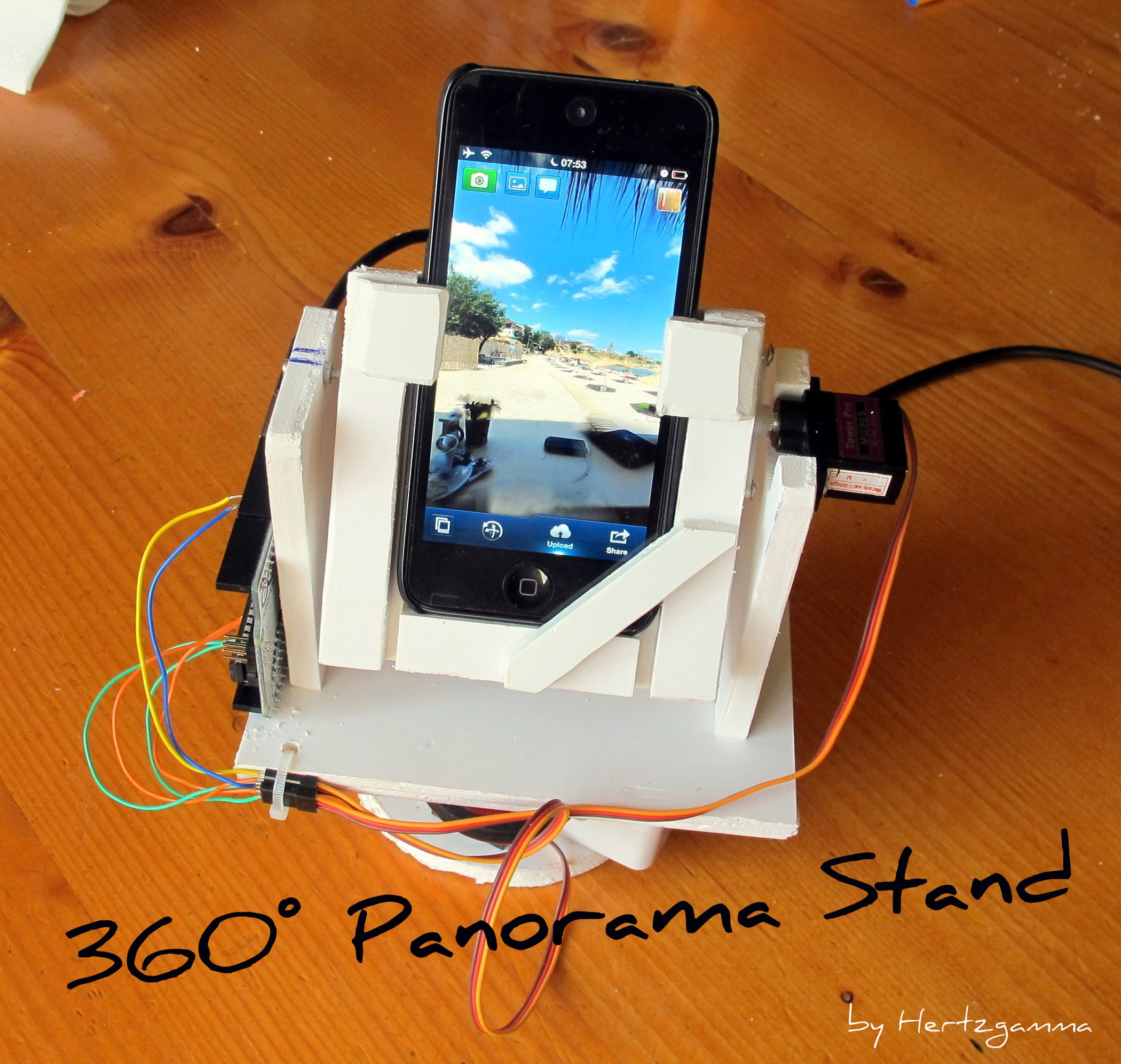 Automatic 360 Degrees Panorama Shooting Stand : 18 Steps (with Pictures ...