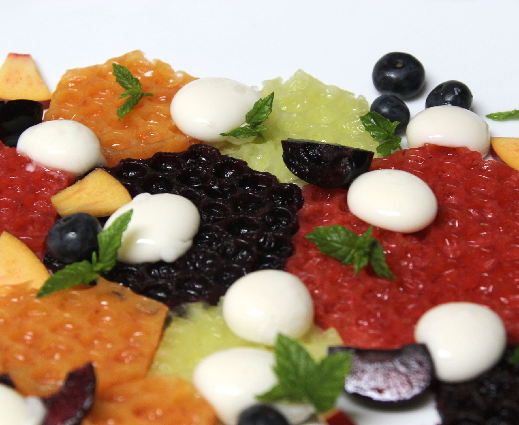 Honeycomb Fruit Gel & Yogurt Spheres : 4 Steps (with Pictures ...