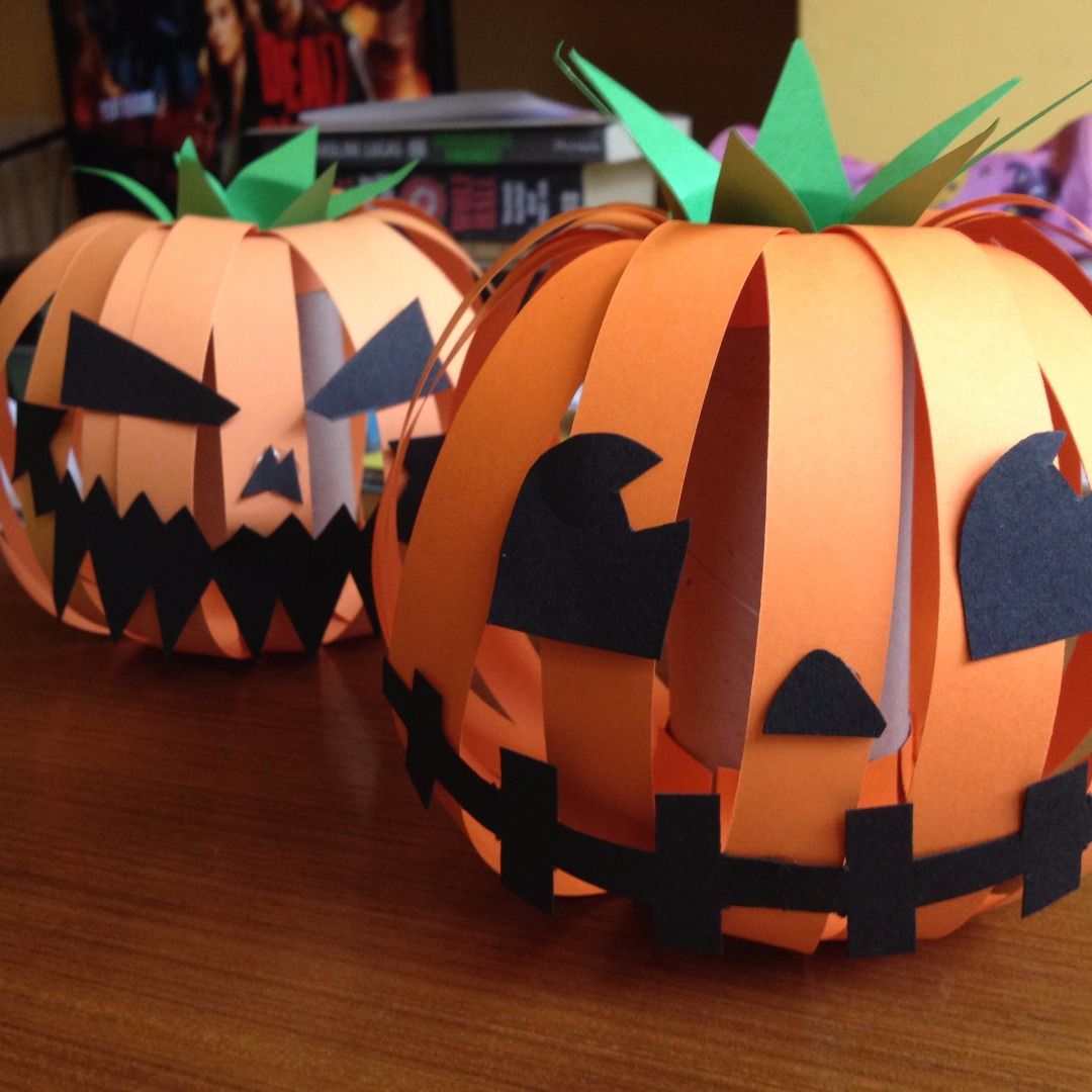 Simple Cardboard Pumpkin Decoration : 4 Steps (with Pictures ...
