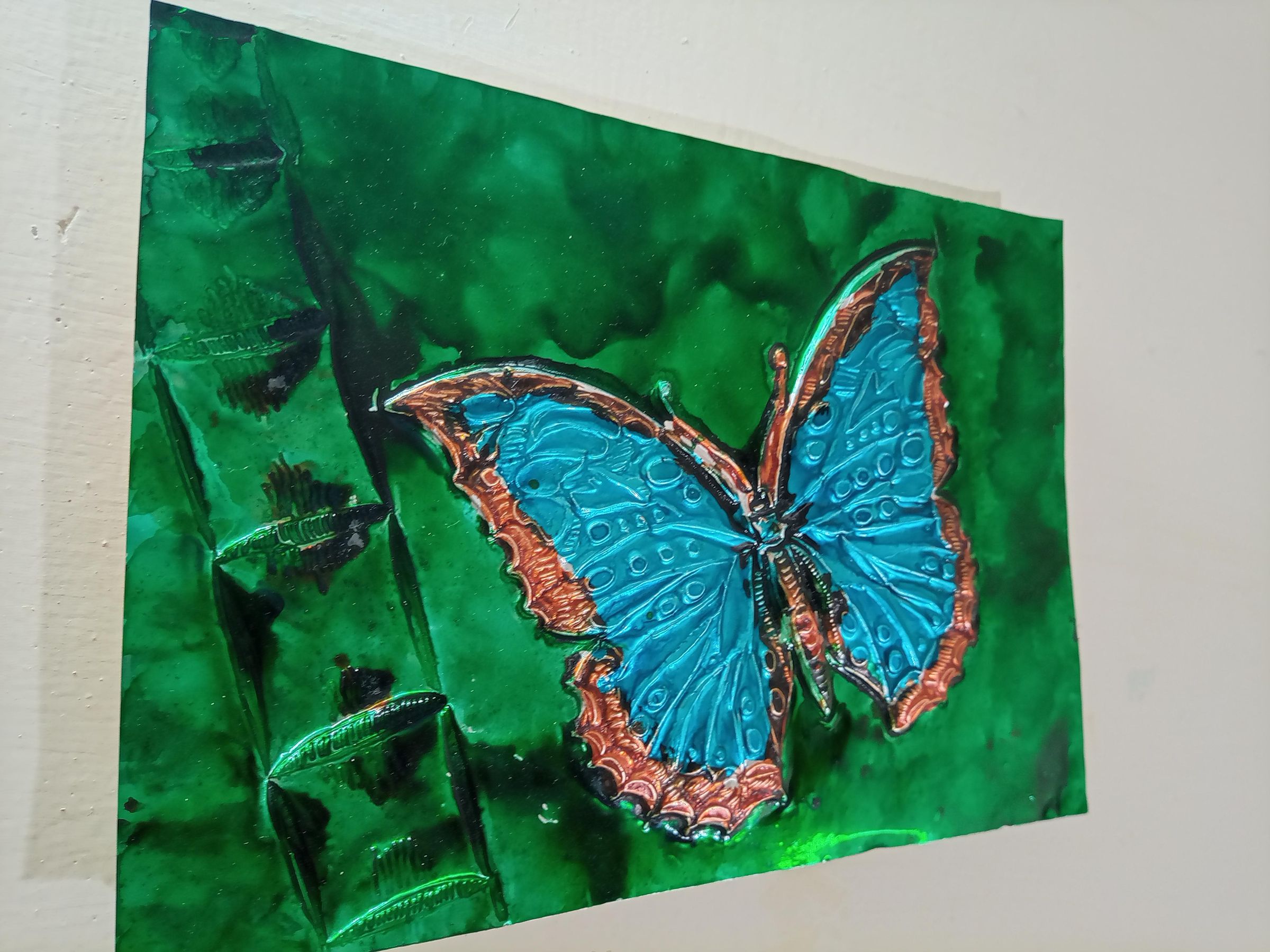 How to Make Butterfly Embossed Painting|Metal Art : 4 Steps - Instructables