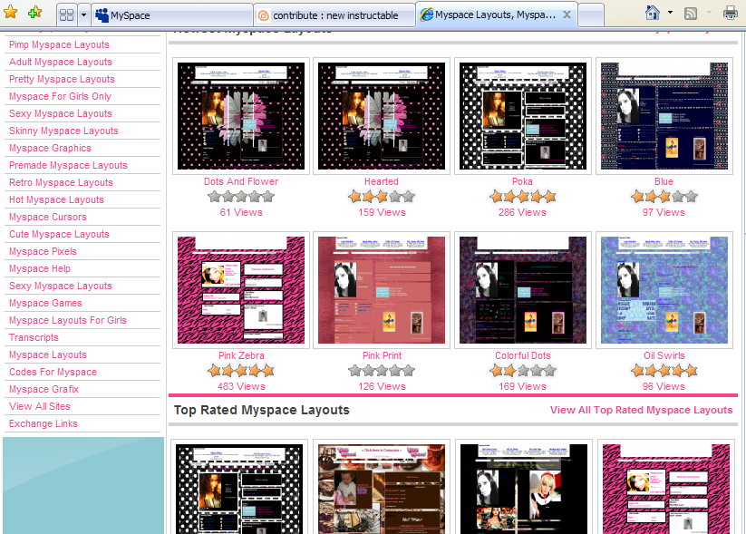 Colorful Backgrounds For Myspace