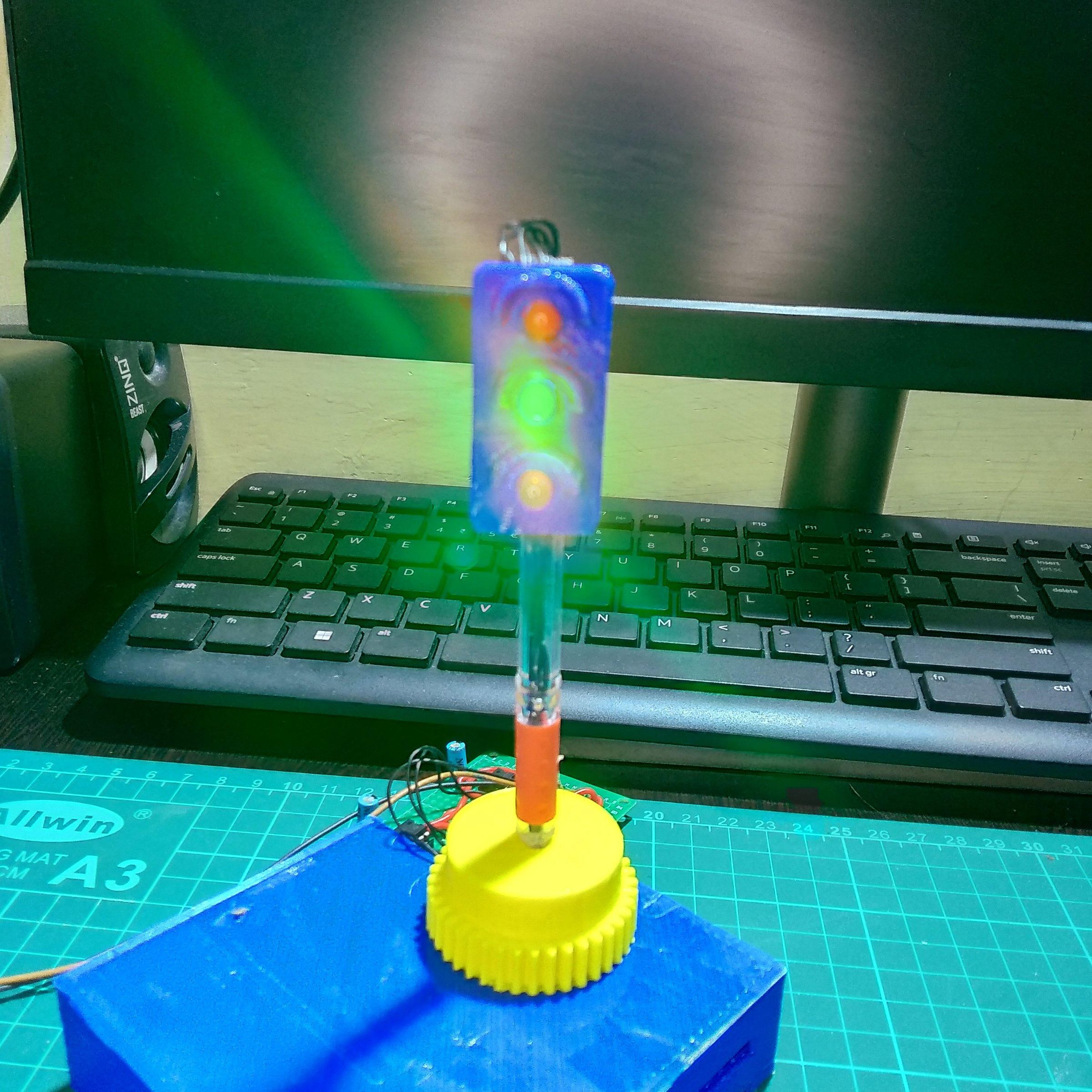 Print, Light, Stop: a Mini 3D Printed Traffic Signal : 6 Steps (with ...