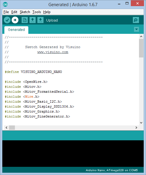 Arduino Nano Bitmap Animation In Ssd1306 I2c Oled Display With Visuino