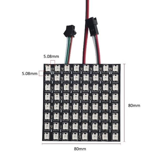 Build the NeoTrix: Your Ultimate DIY 8x8 LED Matrix Display! : 5 Steps ...