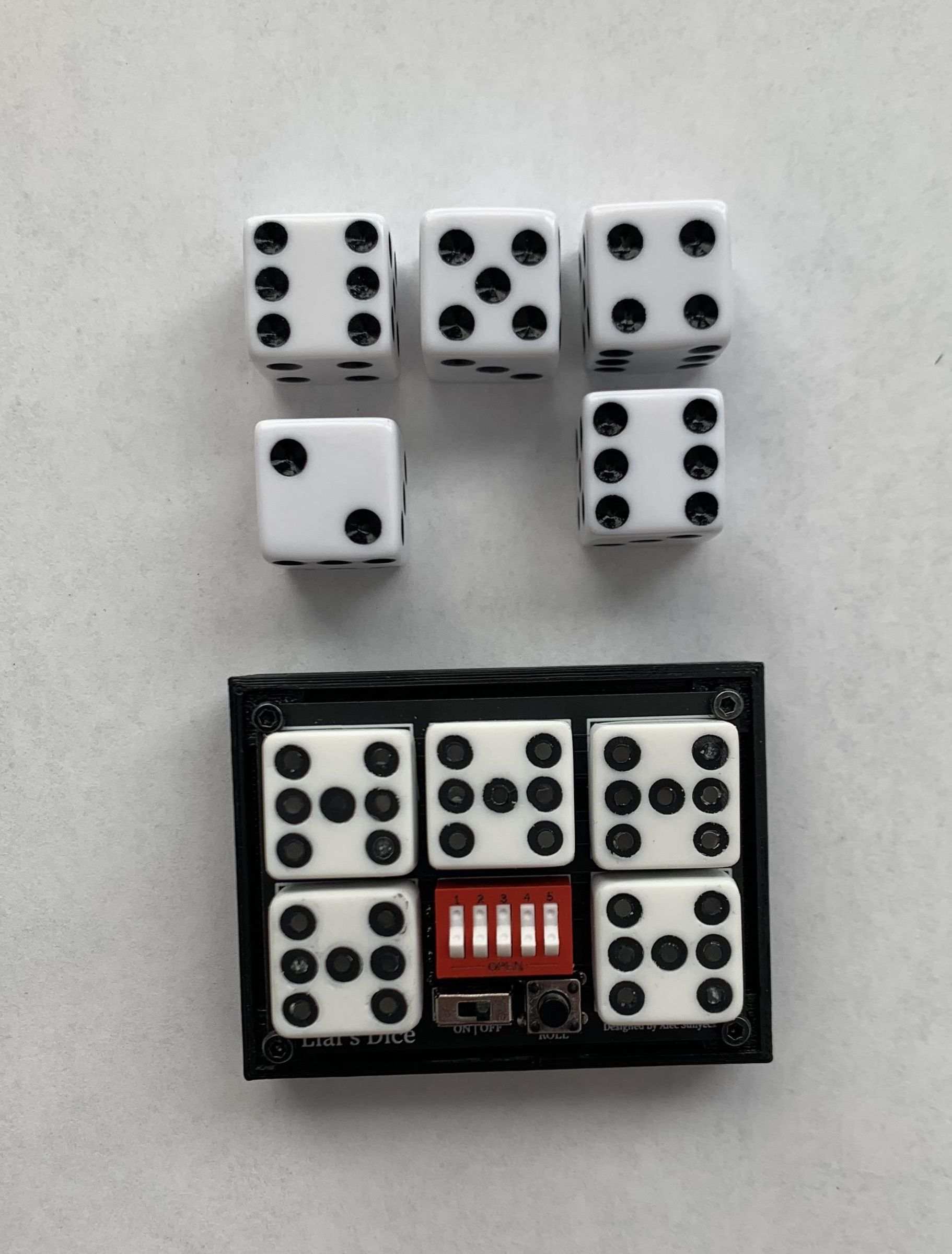 Pocket Dice! Electronic Dice for Liars Dice and More : 7 Steps (with ...