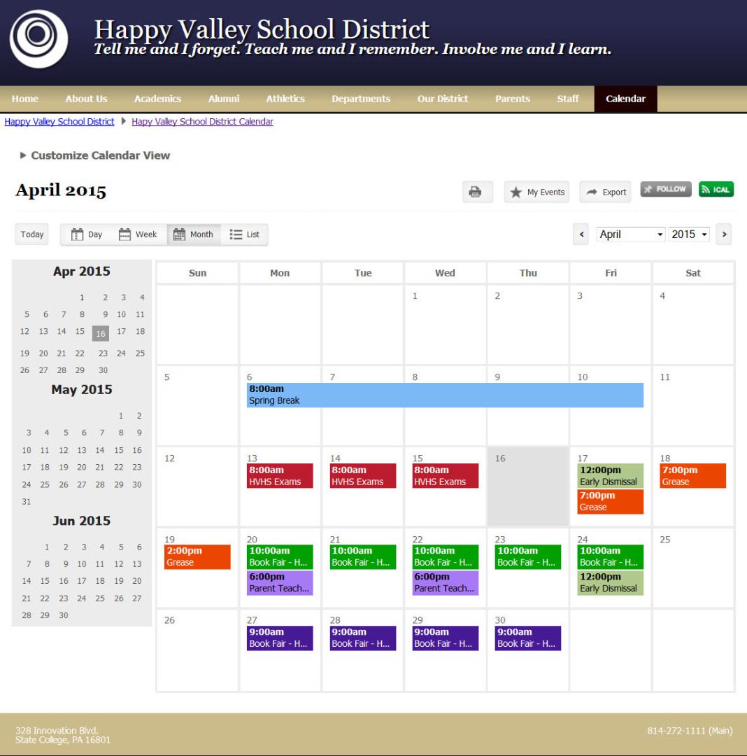 Calendar-Alter View Using Categories : 4 Steps - Instructables