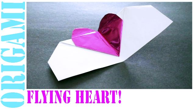 How to Make an Origami Valentines Flying Heart! - Instructables