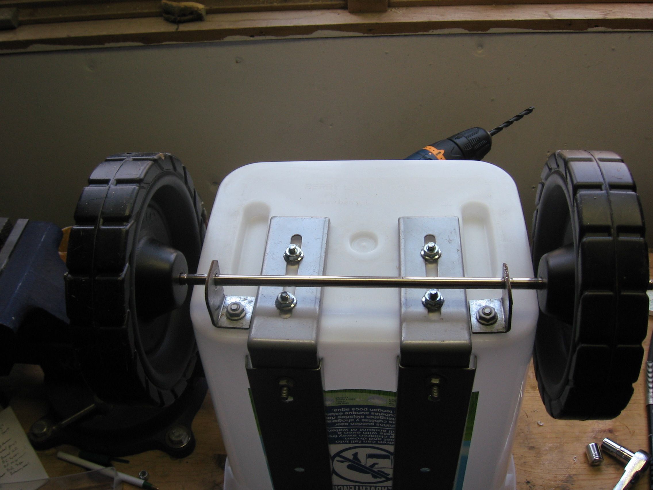 5 Gallon Bucket Cart (A.K.A. Excrement Express!) : 8 Steps - Instructables