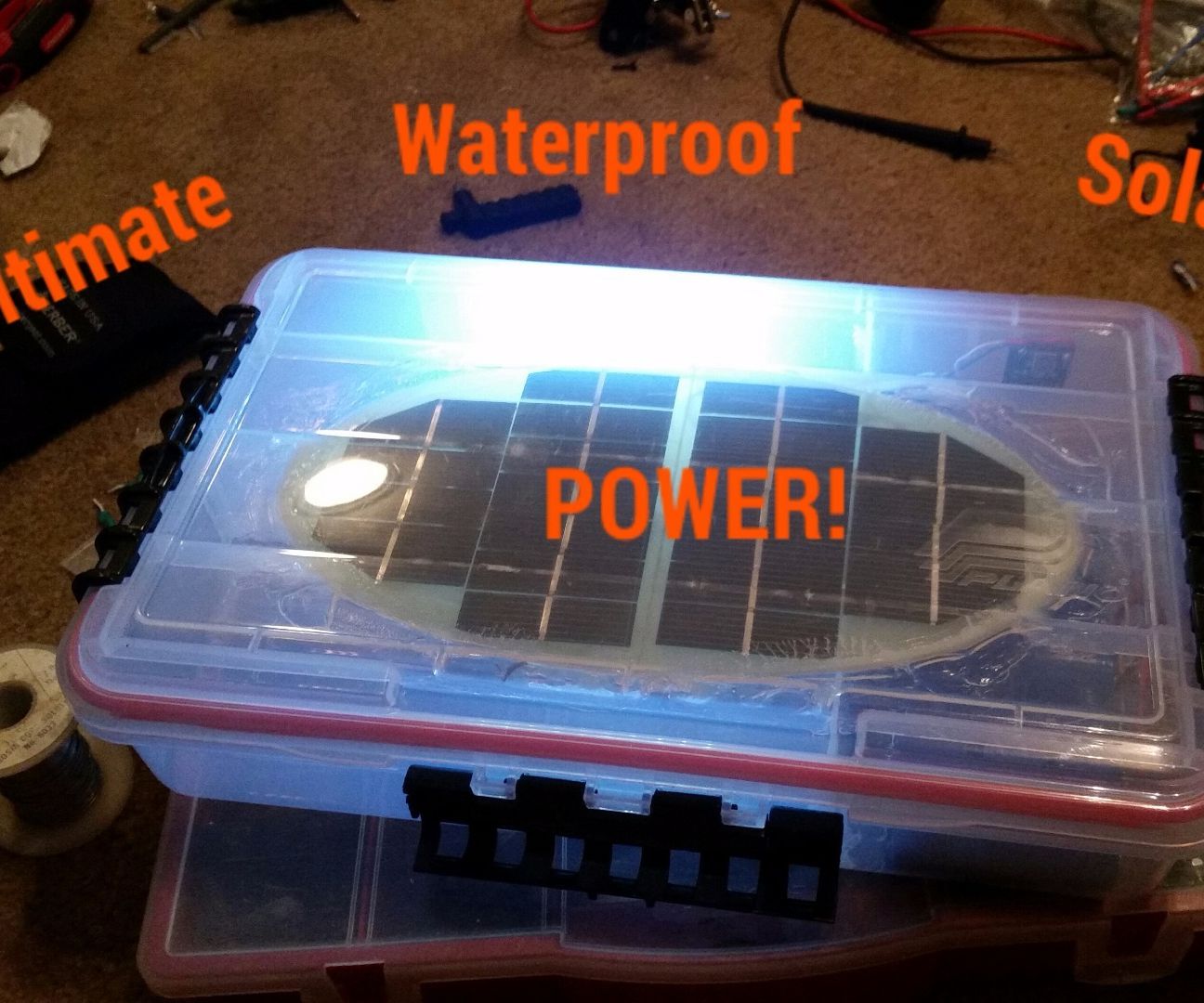 Ultimate Waterproof Solar Power : 4 Steps - Instructables