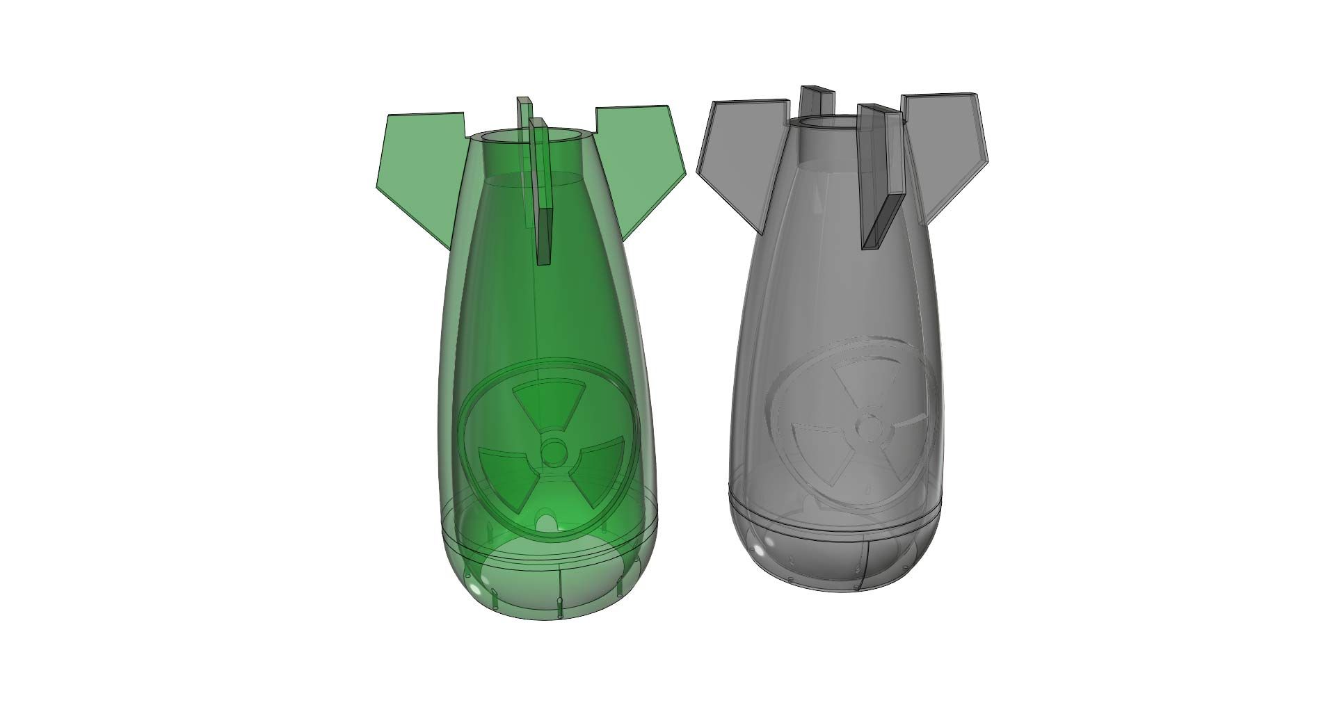 Glow-In-The-Dark Nuclear Bomb Night Light. : 5 Steps (with Pictures ...