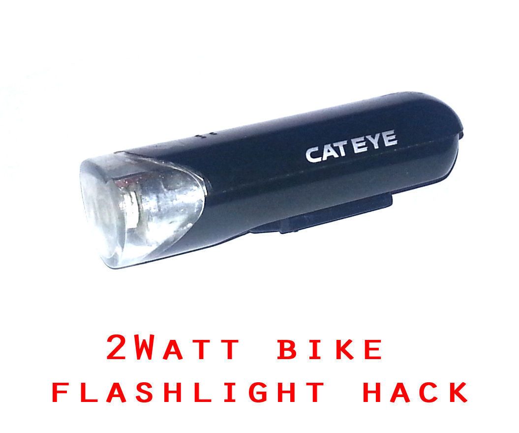 Bright Bike Flashlight Hack 4 Steps With Pictures Instructables