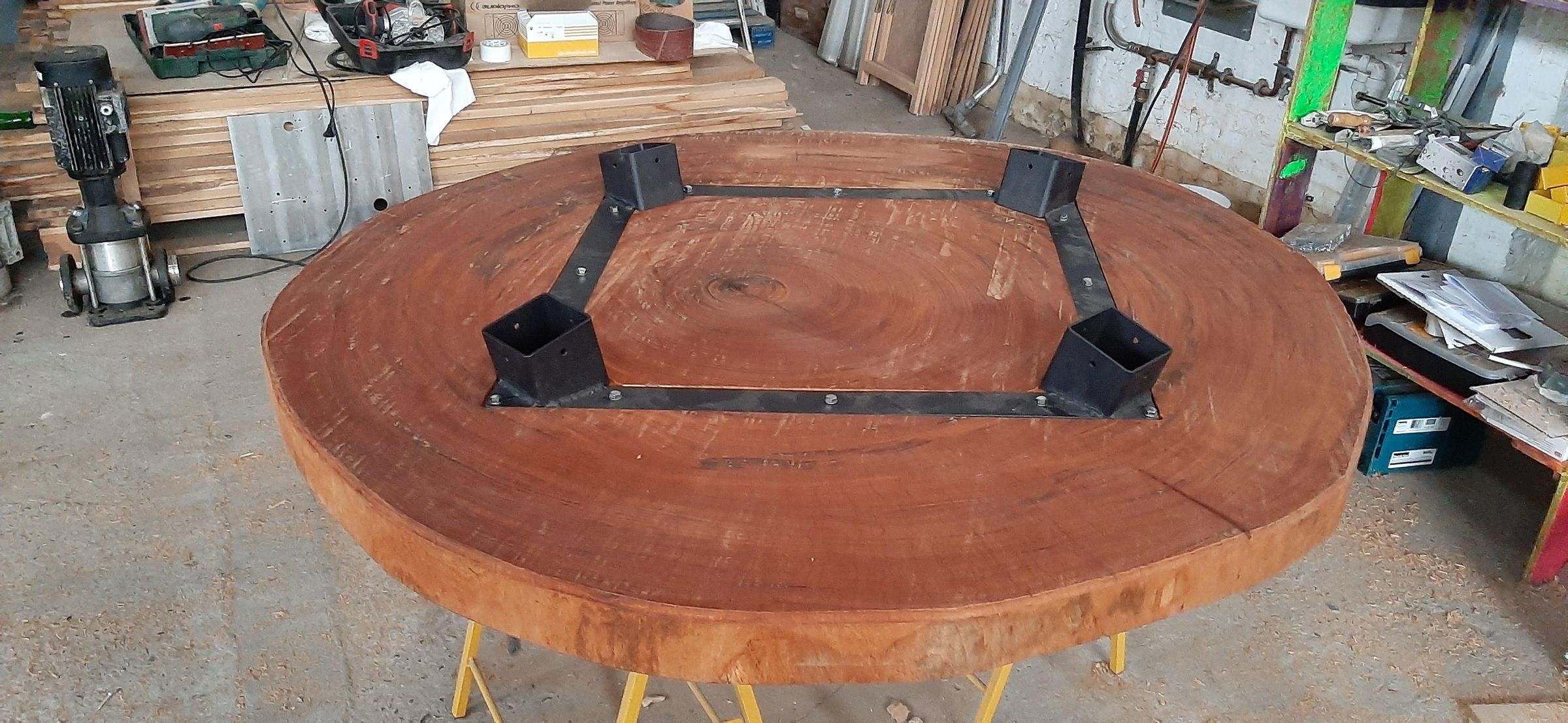 Tree Slab Lounge Table With Rgb Led Lights : 5 Steps (with Pictures ...
