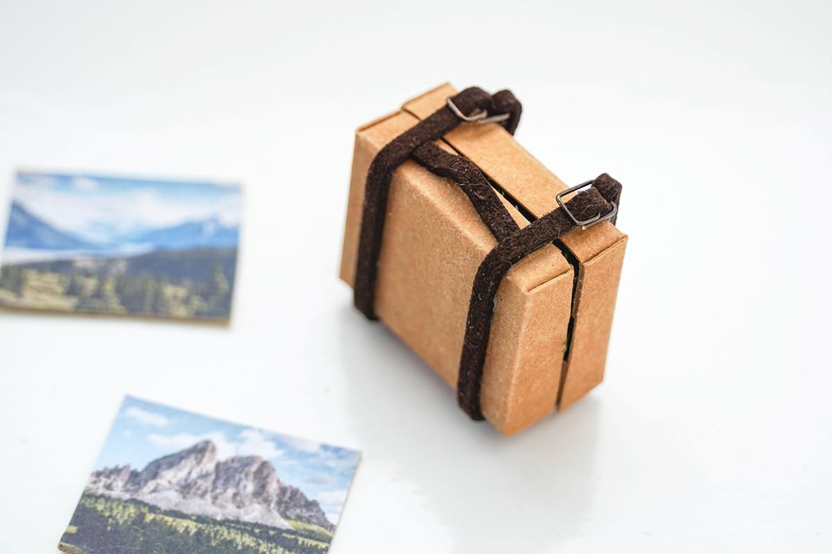 DIY Miniature Suitcase | How to Make a Mini 1/12 Picnic Hamper : 9 ...