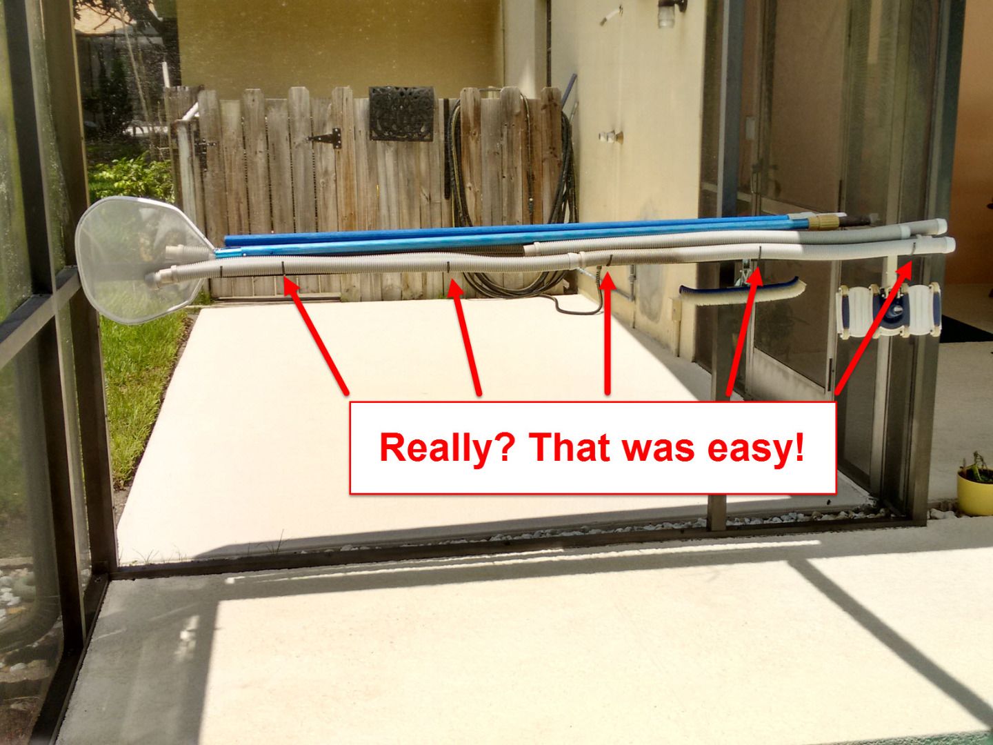 Prepare to Park Your Pool Poles on Pegs! : 6 Steps (with Pictures ...