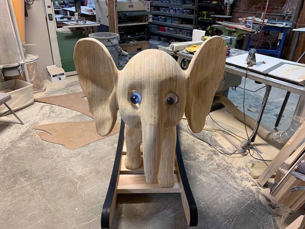 Carved Plywood Rocking Elephant : 9 Steps (with Pictures) - Instructables