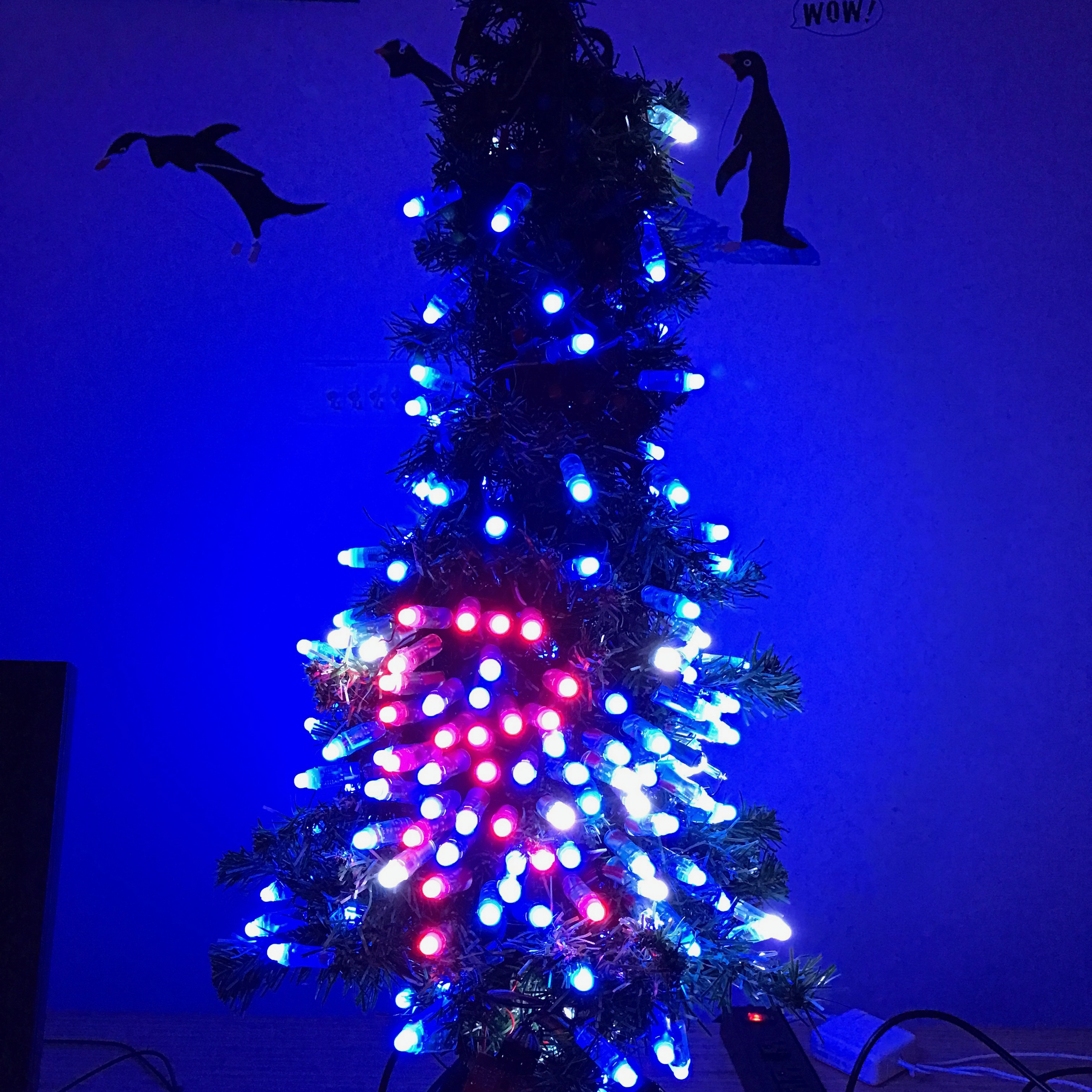 Arduino Controlled Positional RGB LED Christmas Tree : 6 Steps (with ...