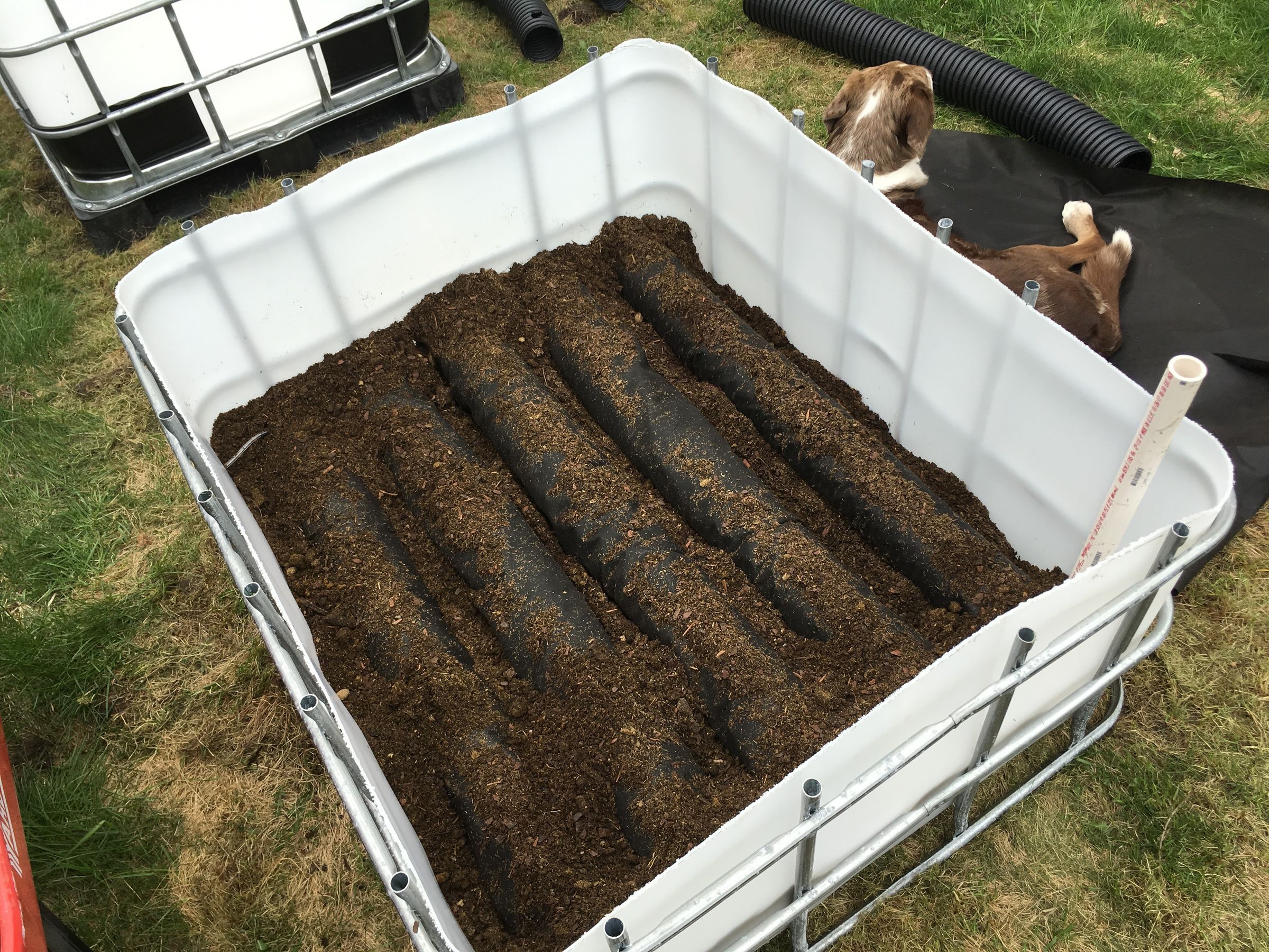 Sub-Irrigated Planter From Reclaimed IBC Water Tank : 9 Steps (with ...