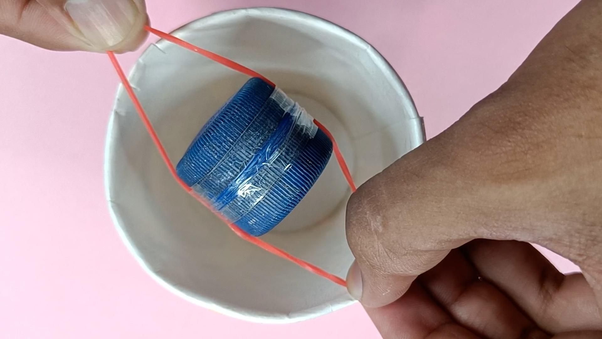 DIY Rubber Band Powered Moving Toy : 6 Steps (with Pictures ...