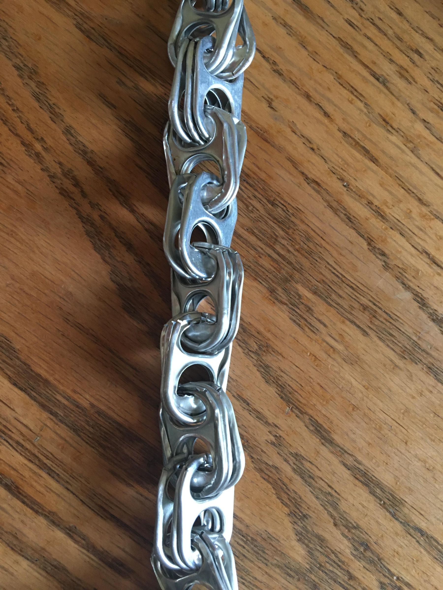 Lightweight Pop Tab Chain : 3 Steps - Instructables