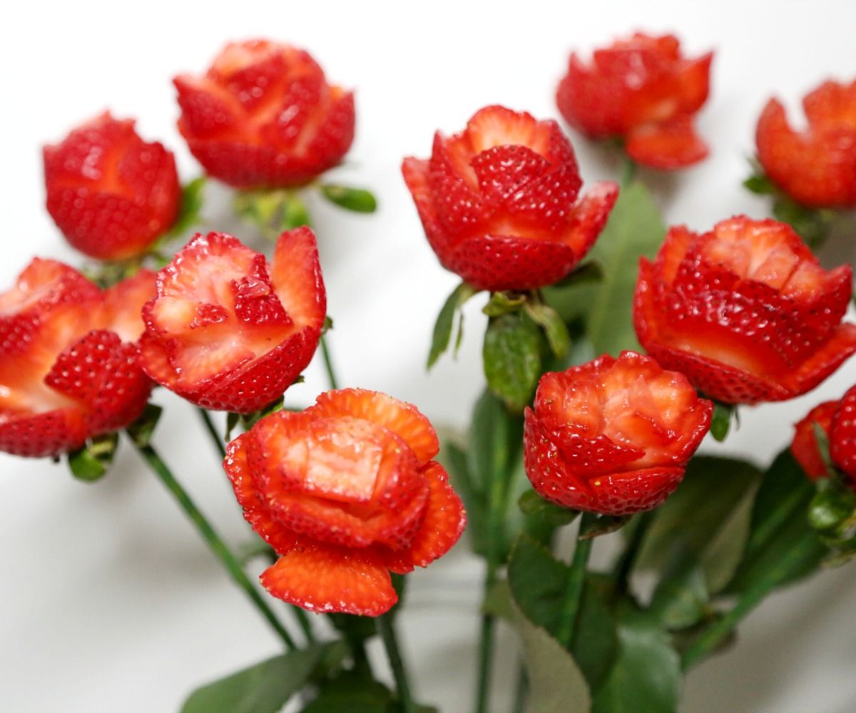 How to Make Strawberry Roses : 7 Steps (with Pictures) - Instructables