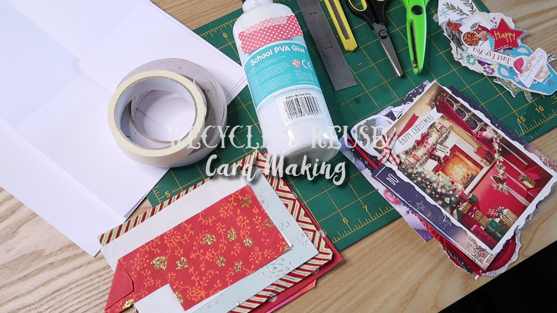 How to Create Cards by Recycling & Reusing Old Cards : 6 Steps ...