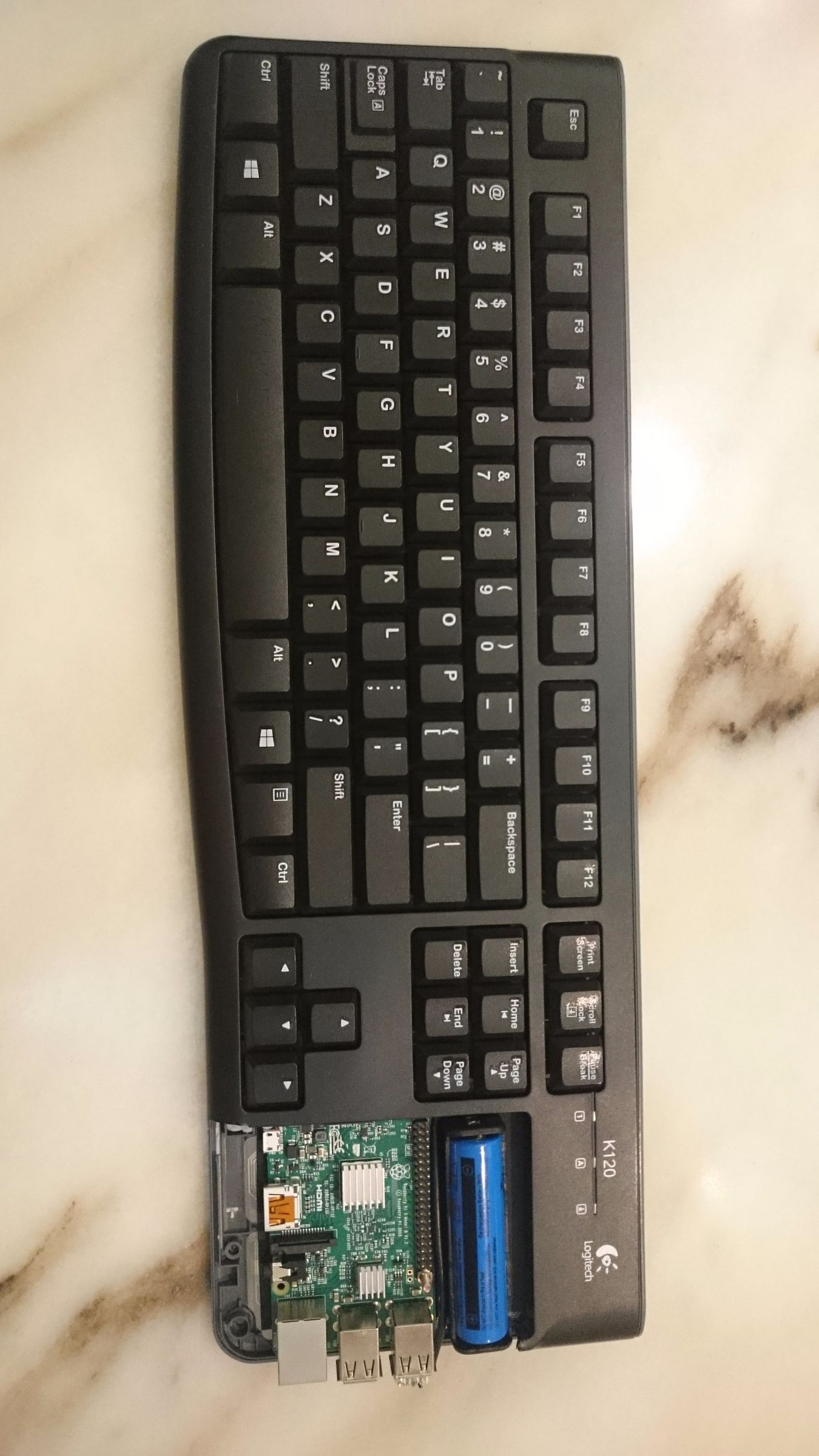 KeyPi - a Cheap Portable Raspberry Pi 3 Laptop Under $80 : 11 Steps ...