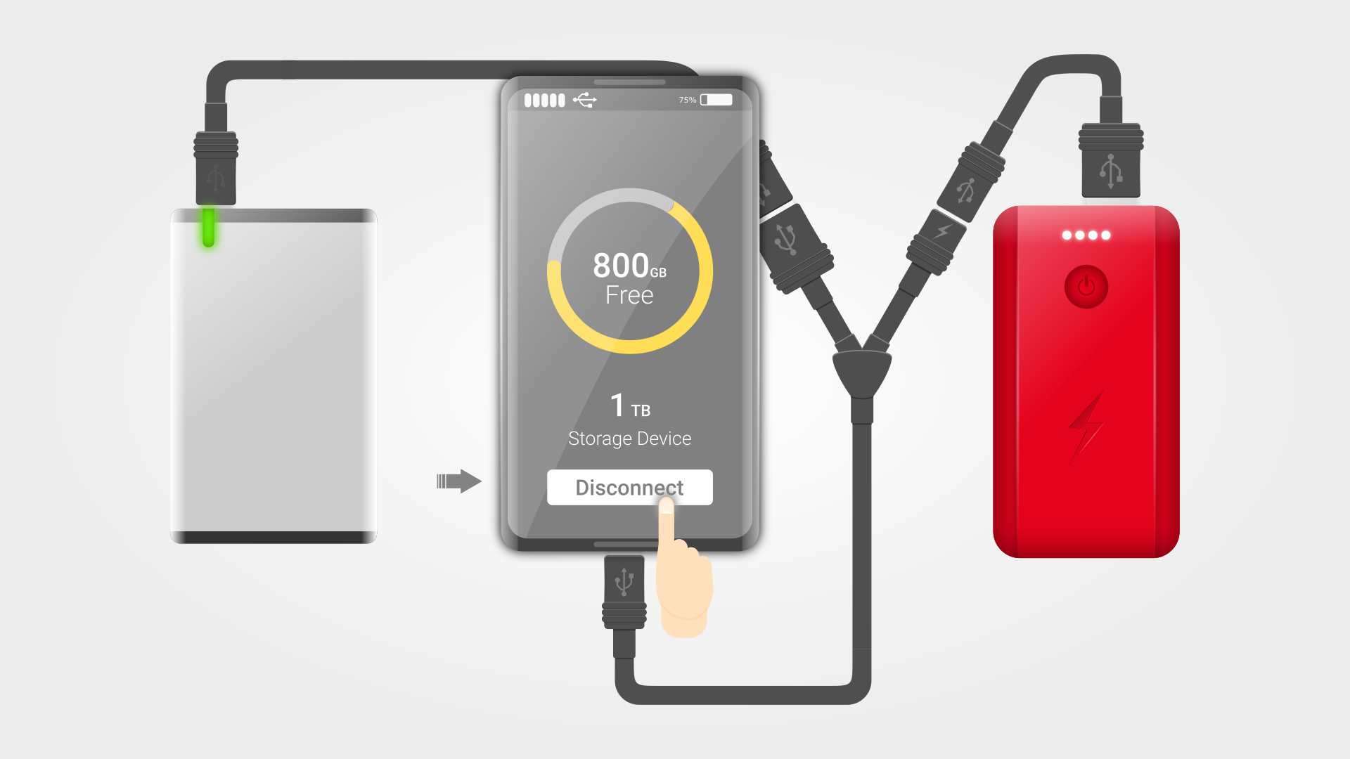 Connect External Hard Drive to Android Smartphone : 7 Steps - Instructables