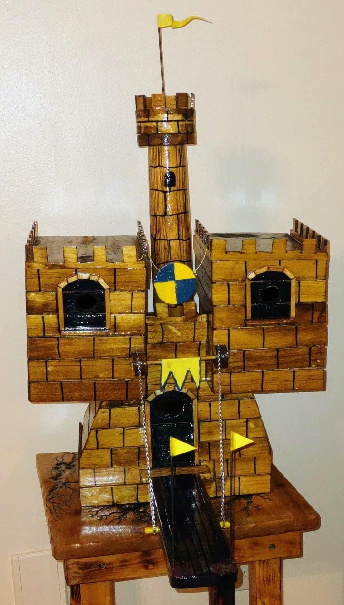 Castle Birdhouse for 5 Families : 7 Steps - Instructables