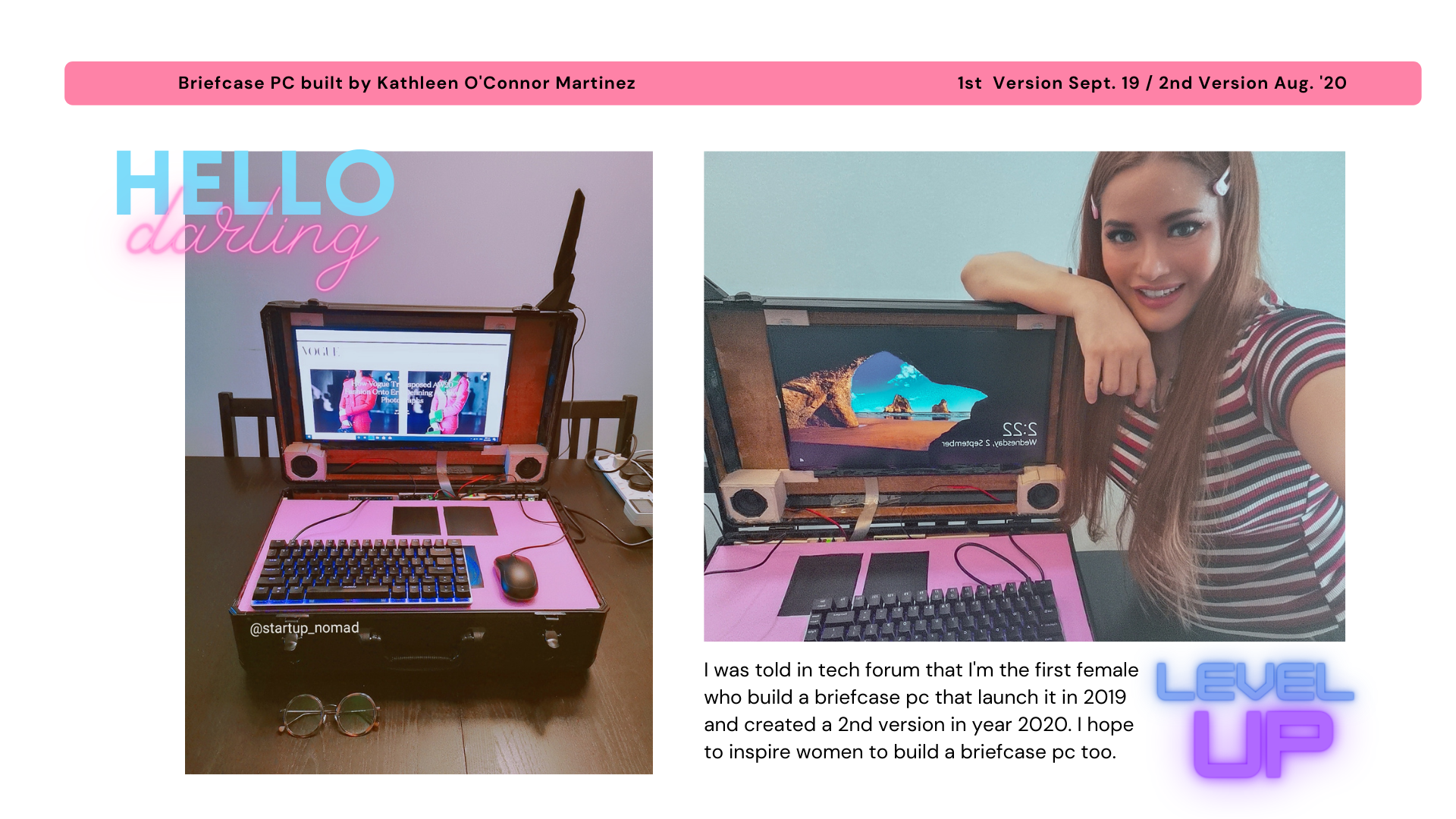Briefcase PC Built by a Woman. : 14 Steps (with Pictures) - Instructables