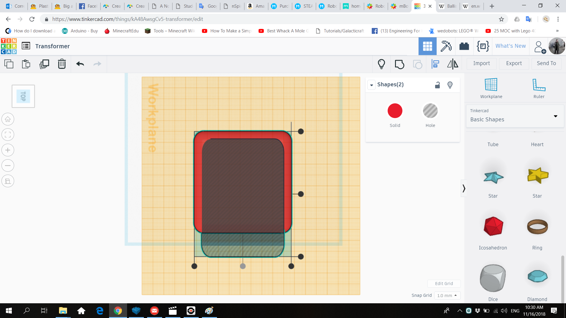 Creating a Transformer With Tinkercad : 15 Steps (with Pictures) - Instructables