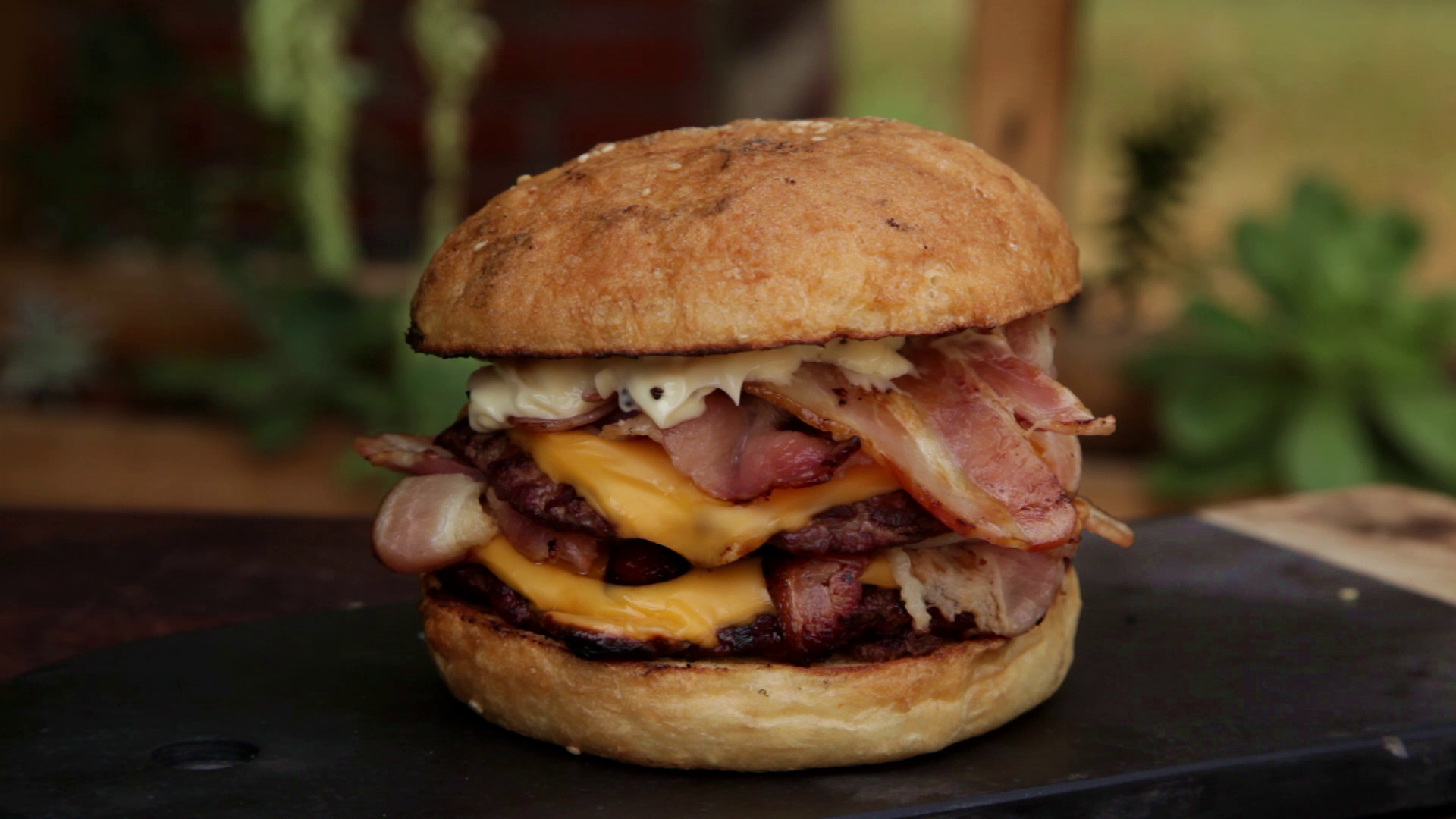 How to Cook a Double Bacon Burger : 7 Steps (with Pictures) - Instructables
