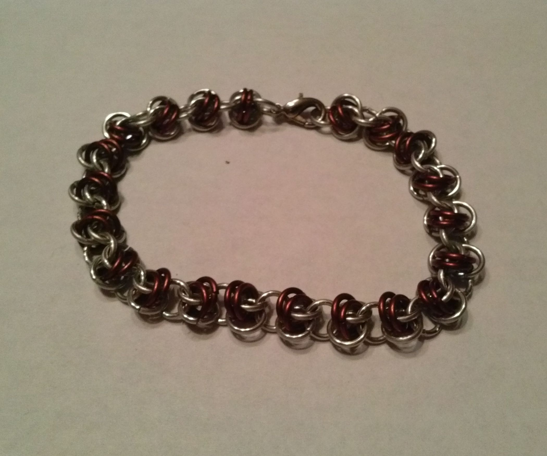 Barrel Weave Chainmail Bracelet : 6 Steps - Instructables