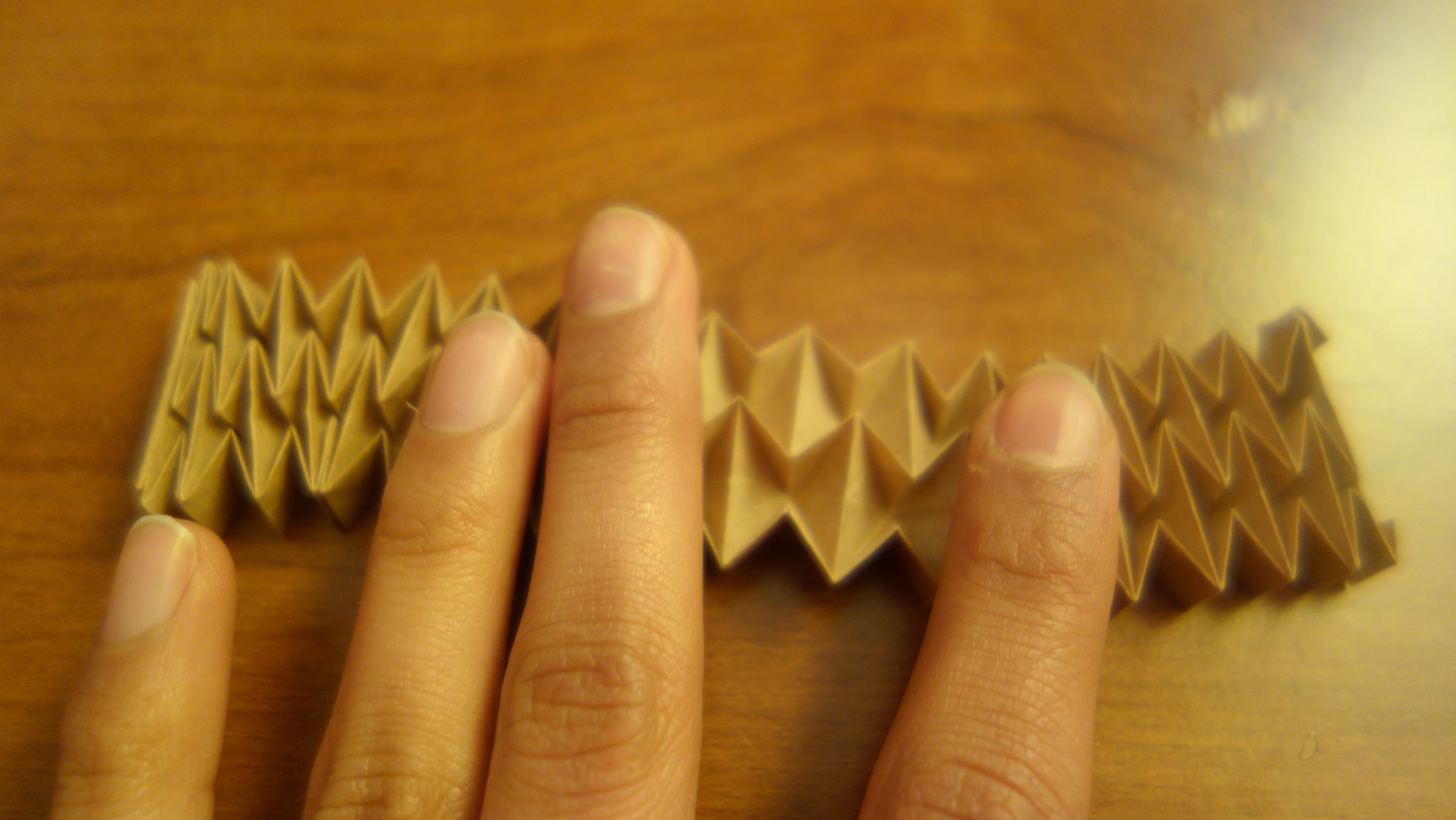 Expanding/collapsing Origami Bracelet : 12 Steps (with Pictures ...