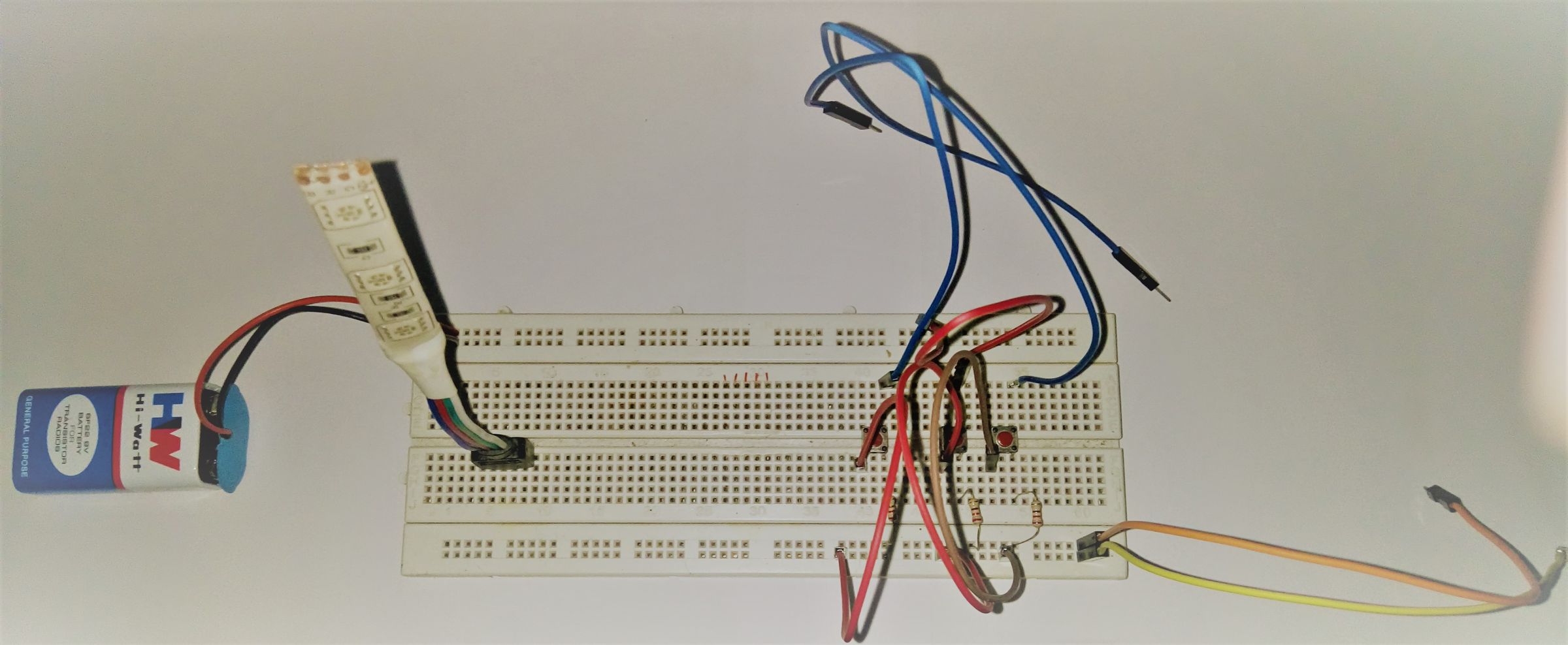 Producing Various Colours in RGB Led Strip Using Arduino and Push ...