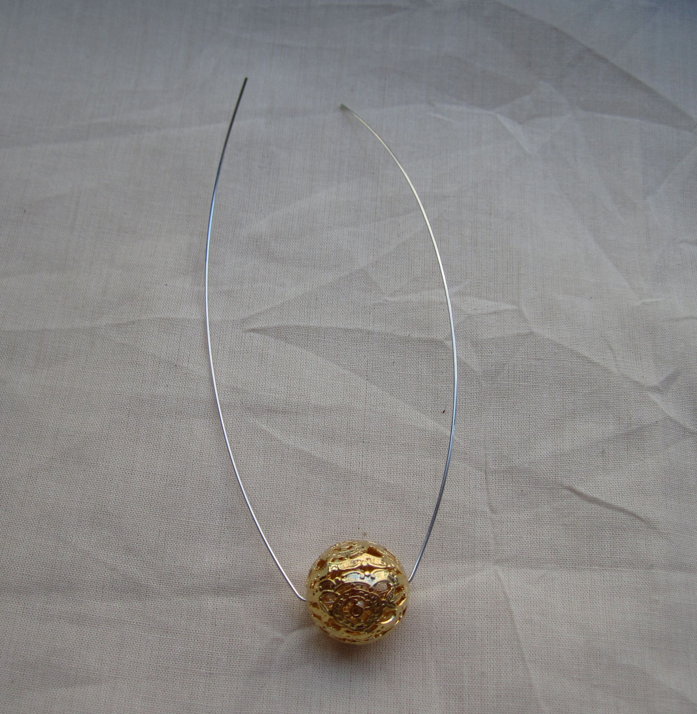Make a Golden Snitch Necklace! : 9 Steps (with Pictures) - Instructables